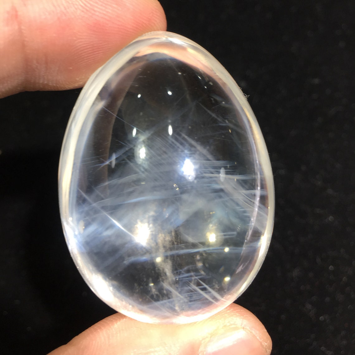 Rare Natural Water Clear Blue Rutile Crystal Quartz/Rutilated | Etsy