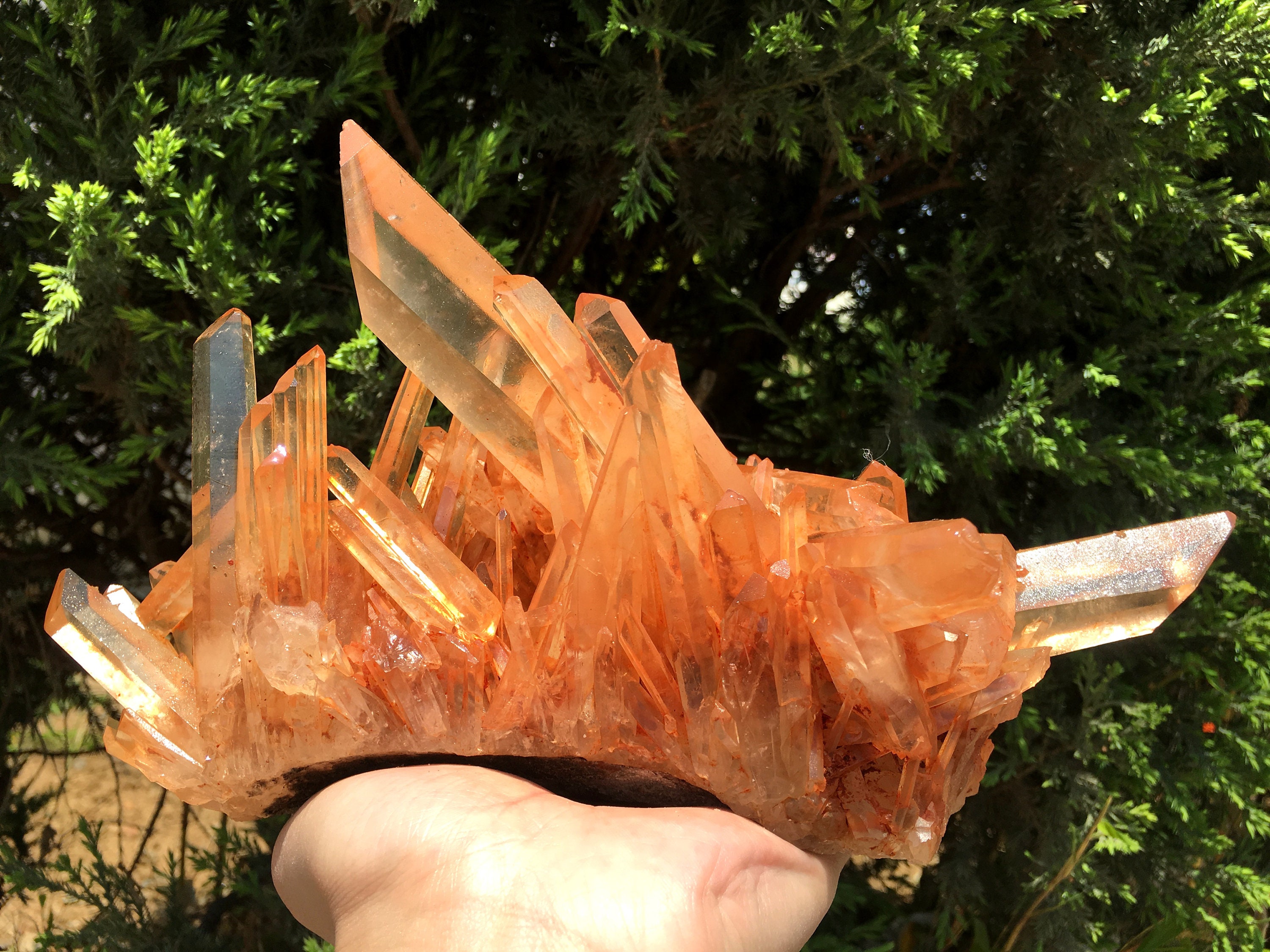 Natural Raw Red Crystal Cluster/red Abundance Quartz | Etsy