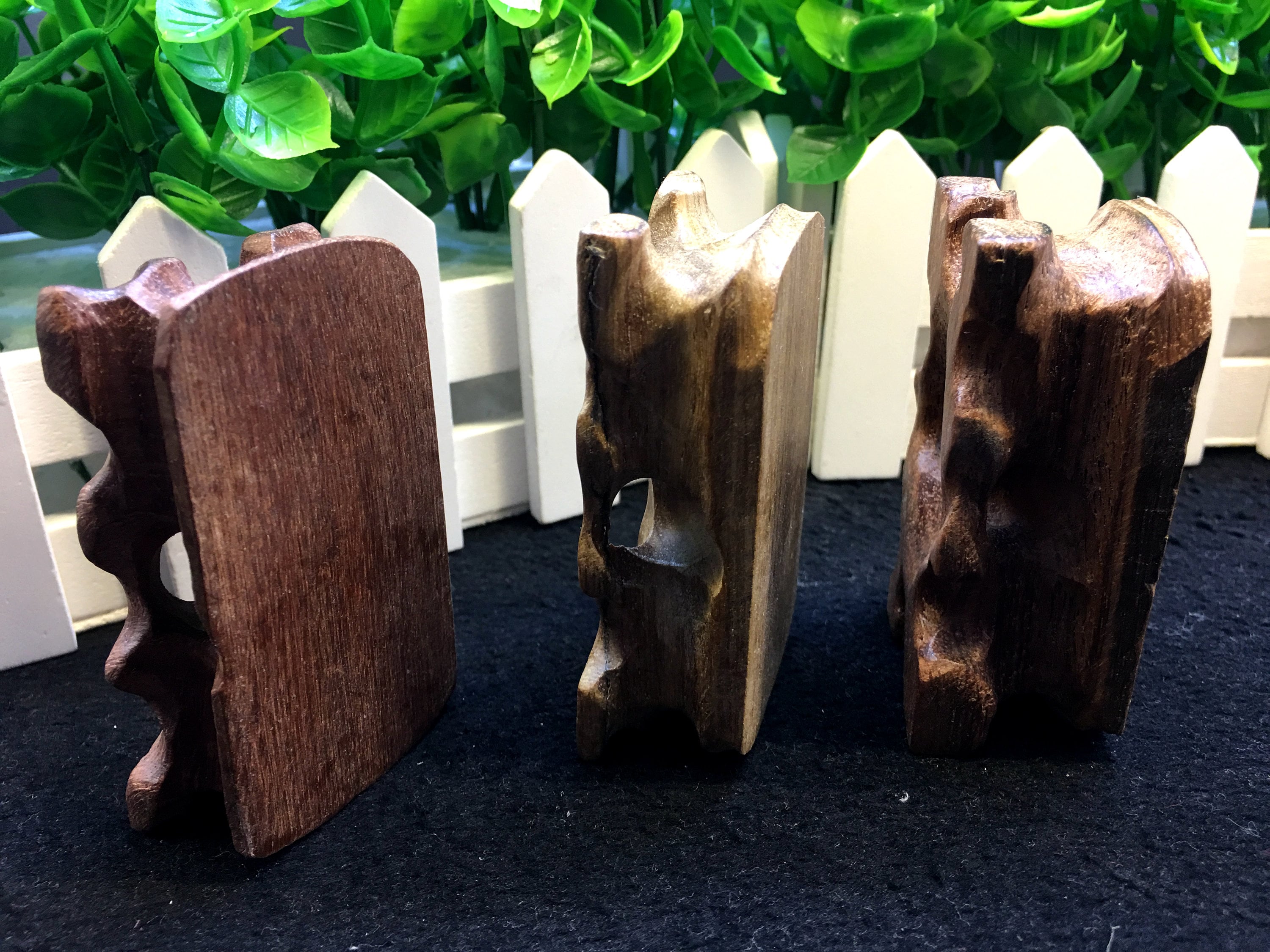 Hand Carved Rectangle Wooden Stand/handmade Wood Base - Etsy