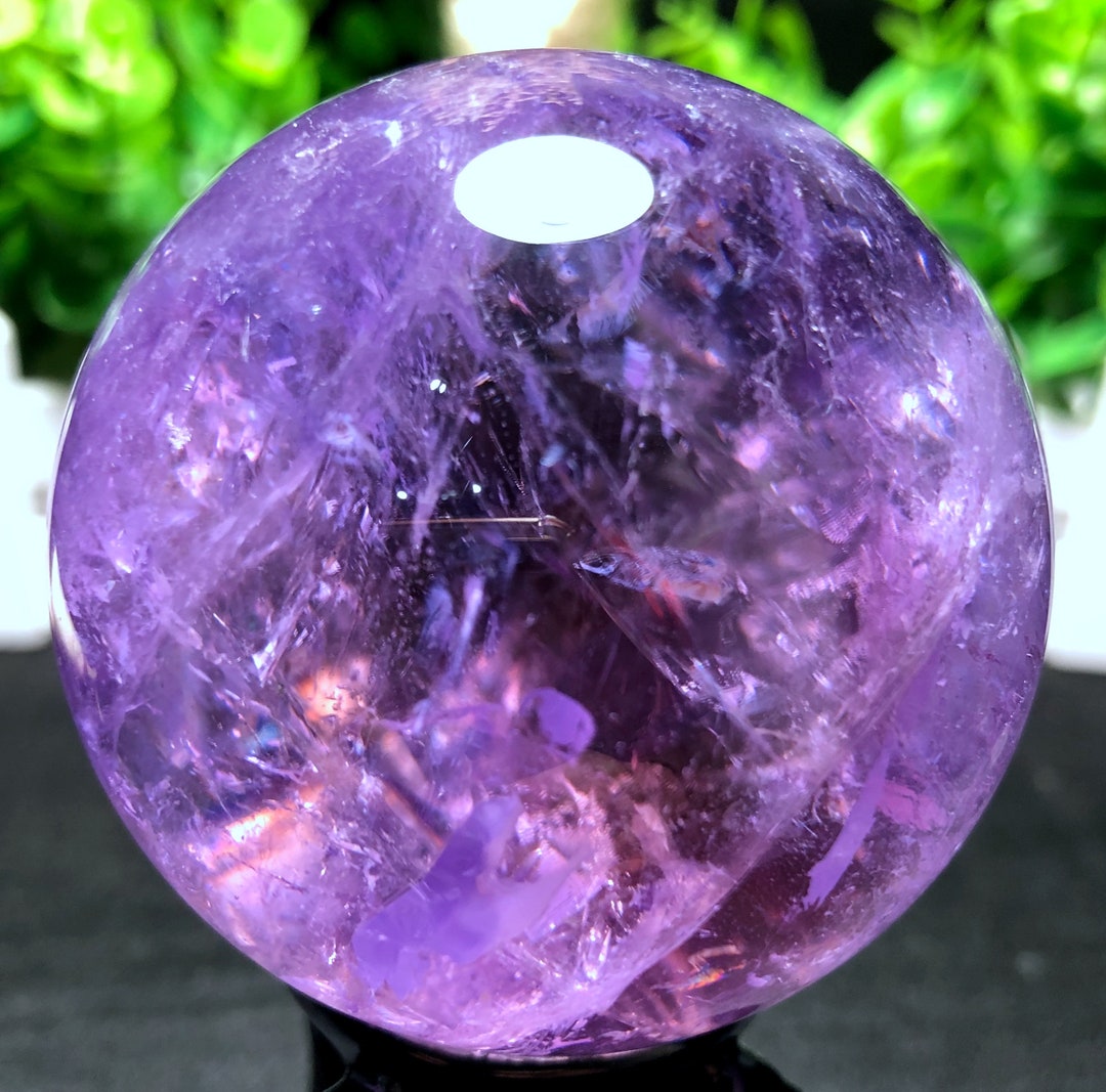 Natural Large Top Clear Amethyst Ball/crystal Sphere/amethyst Sphere ...