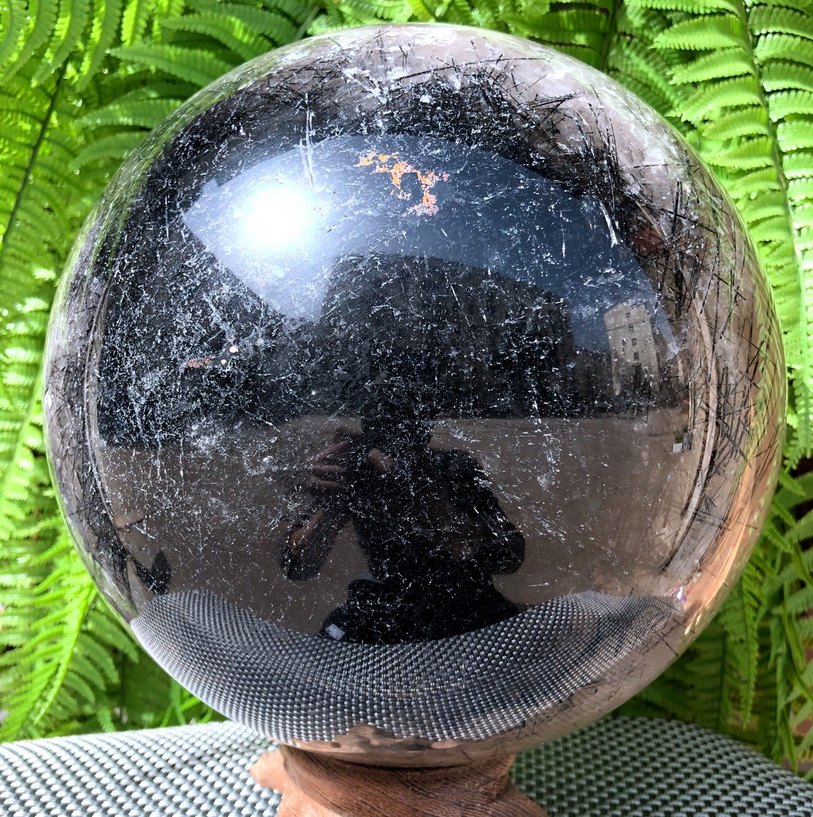 Natural Rare Transparent black Tourmaline Rutilated Crystal | Etsy