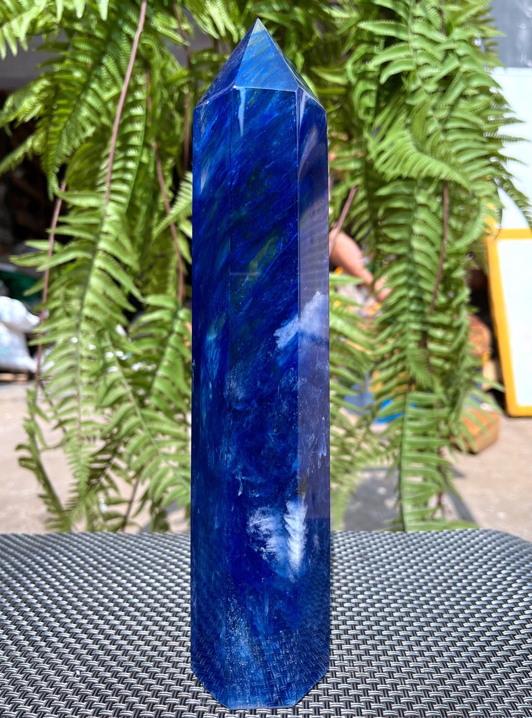 Clear Smelt Blue Quartz Point/clear Smelt Quartz Polished Chunks ...