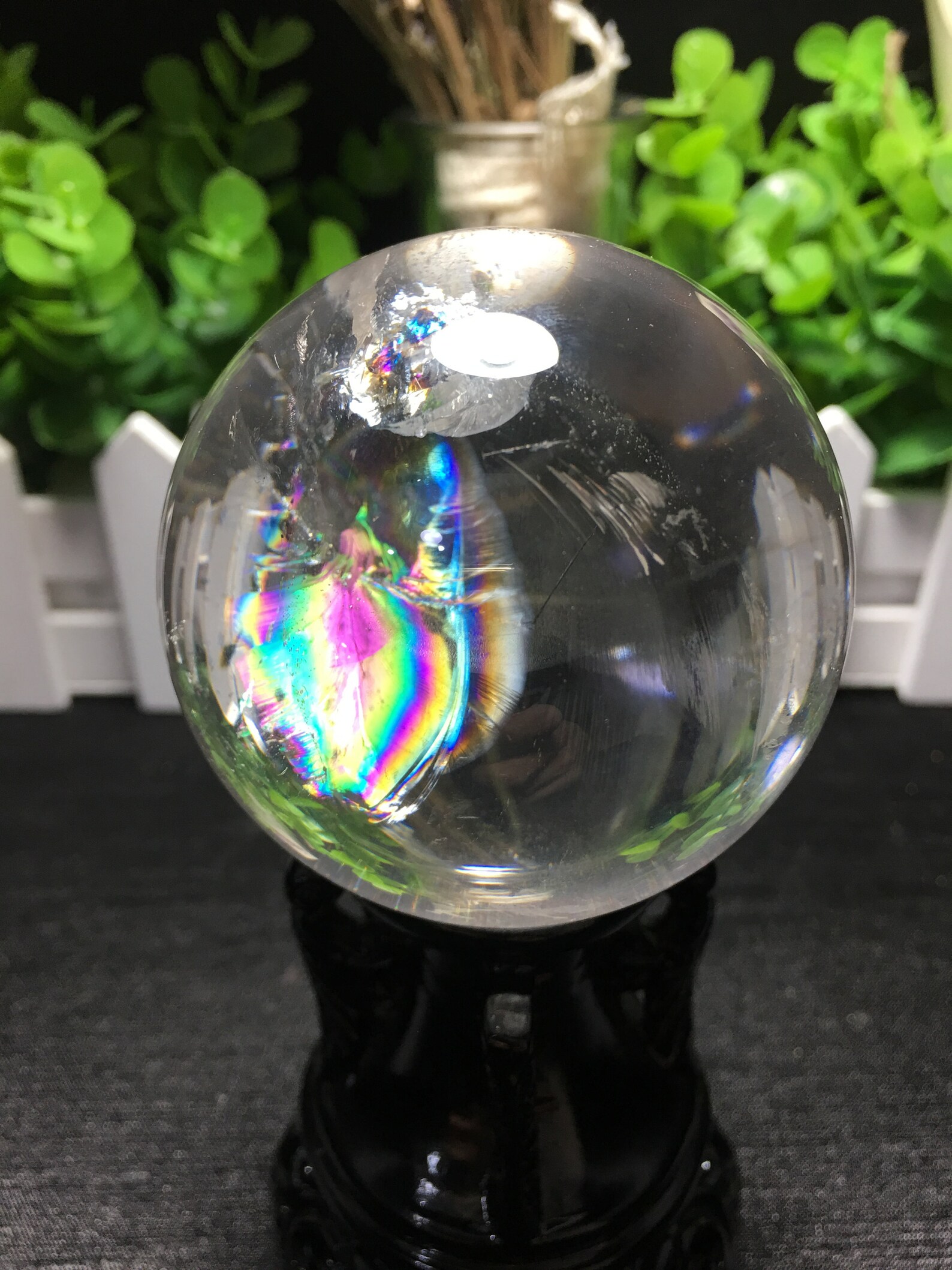 Rare Natural Water Clear Crystal Quartz Sphere /crystal | Etsy