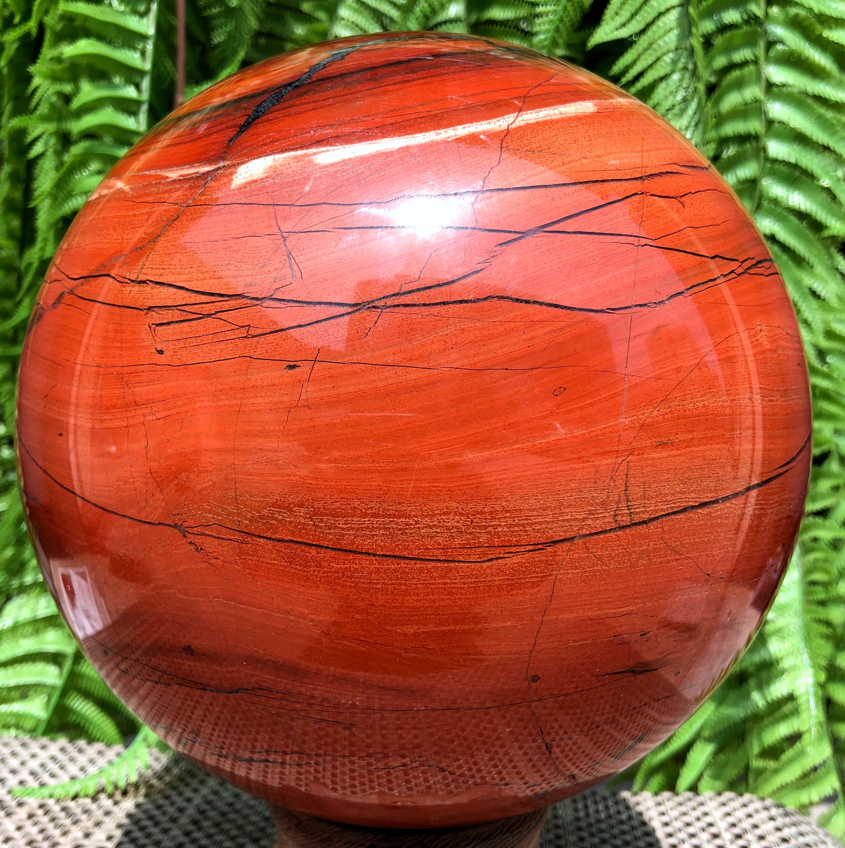 Natürliche rote Jaspis Kristall Kugeln/rot Jaspis Kugel/rot - Etsy.de