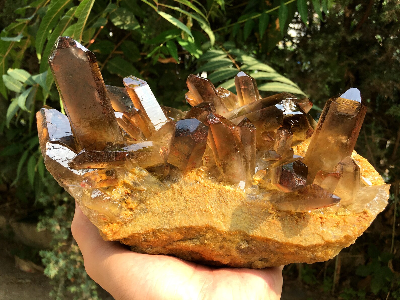 Top Large Raw Yellow Crystal Cluster/yellow Quartz Cluster/quartz ...