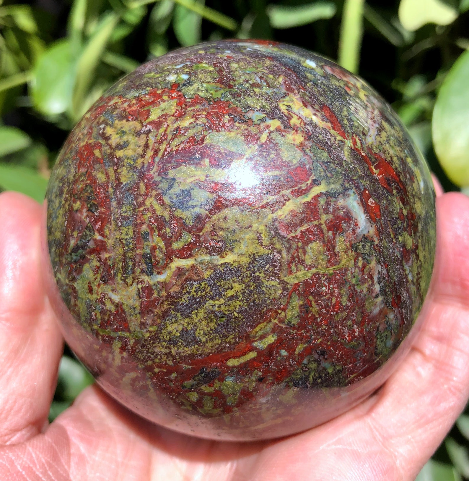 Huge Dragon Blood Jasper Sphere/dragon Blood Jasper Sphere/jasper ...