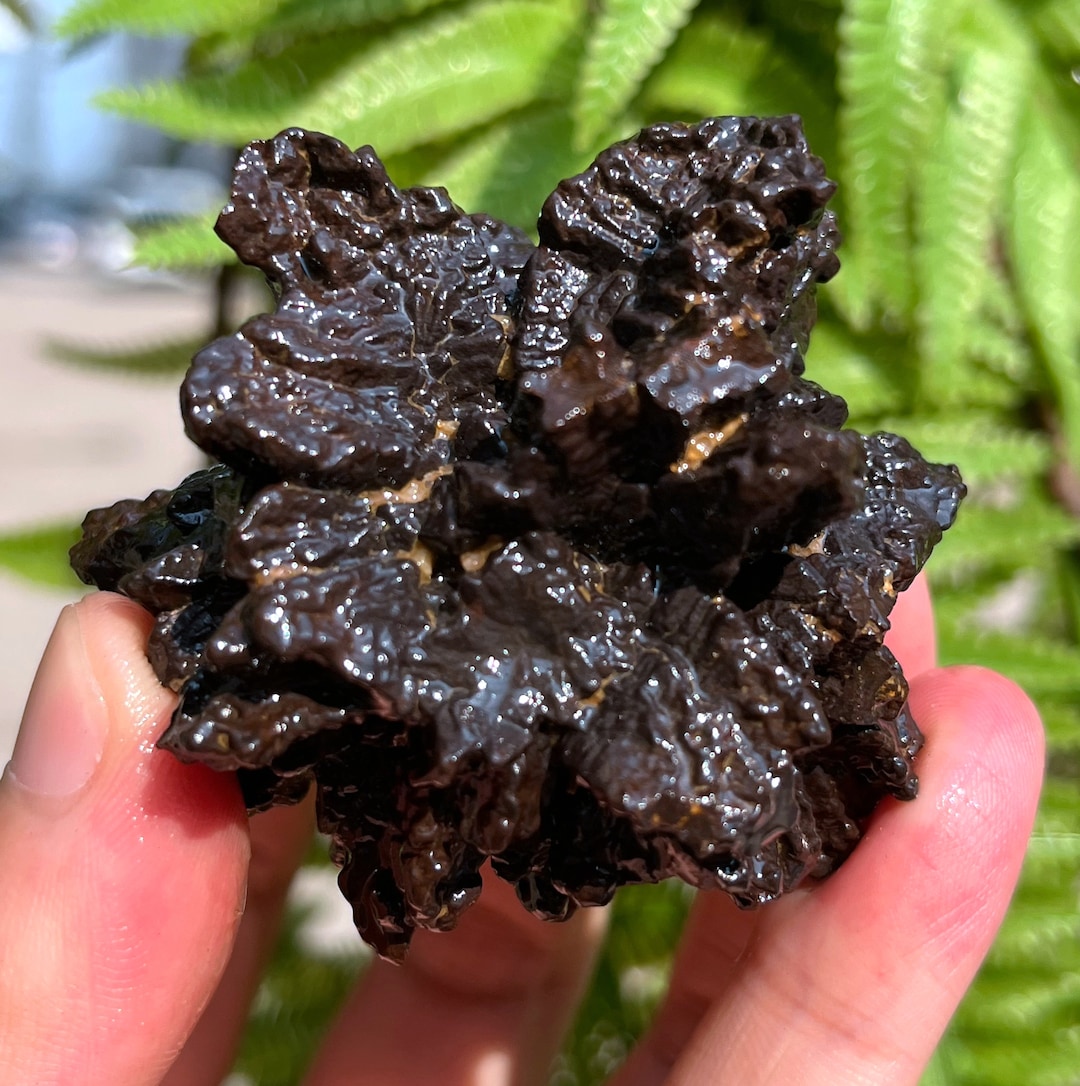 Large Raw Black Crystal Carbonado/black Carbonado/quartz Cluster/rough ...