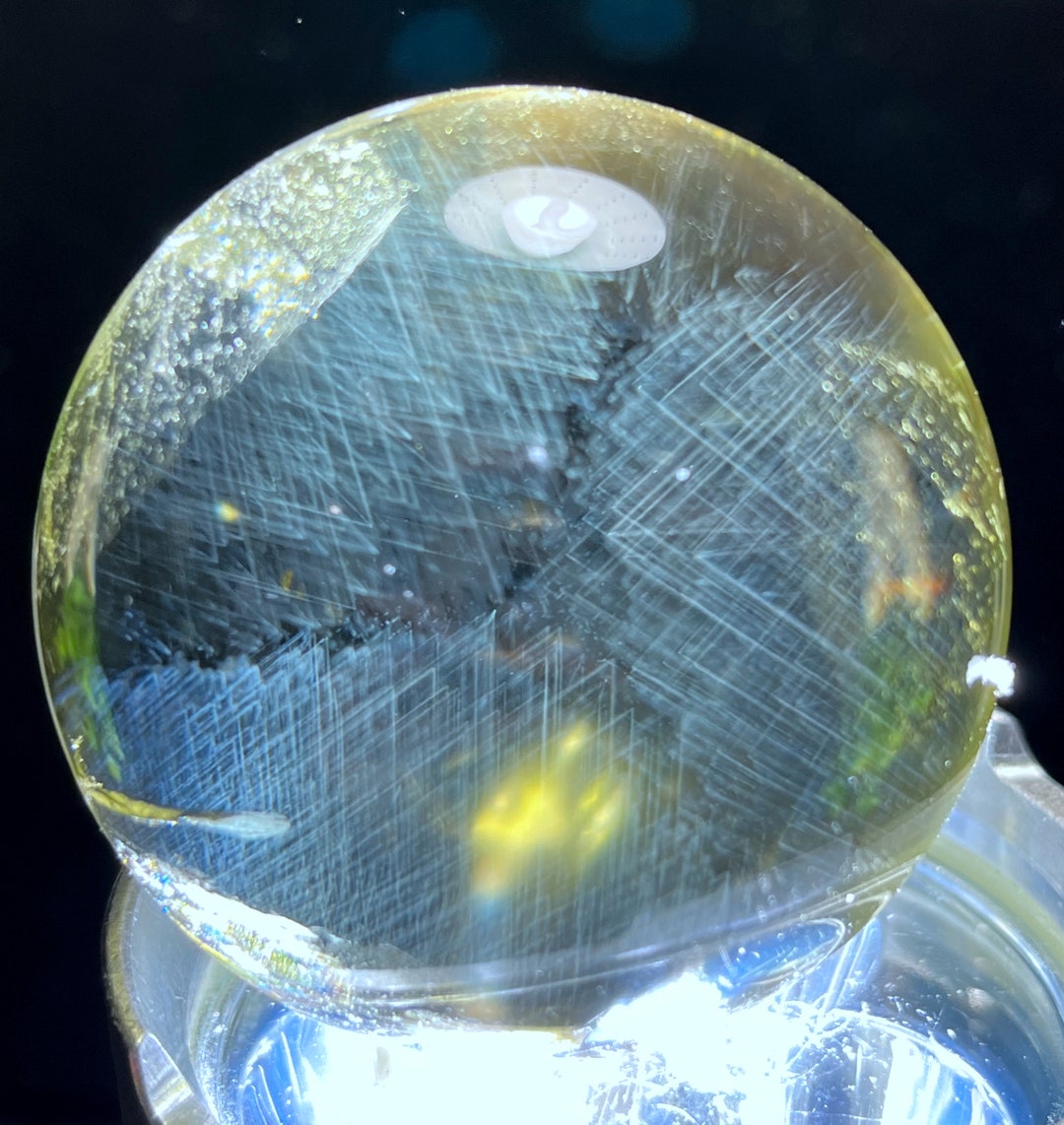 Natural Large Rainbow Citrine Quartz Crystal Sphere/citrine Ball/chakra ...