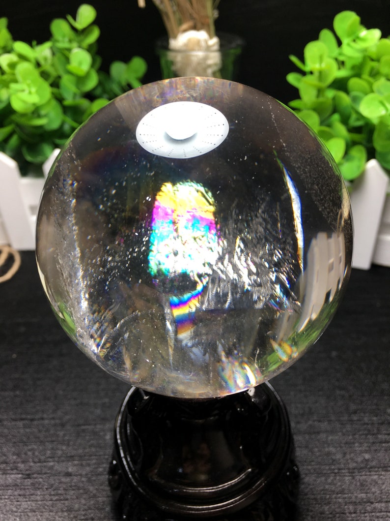 Rare Natural Water Clear Crystal Quartz Sphere /crystal | Etsy