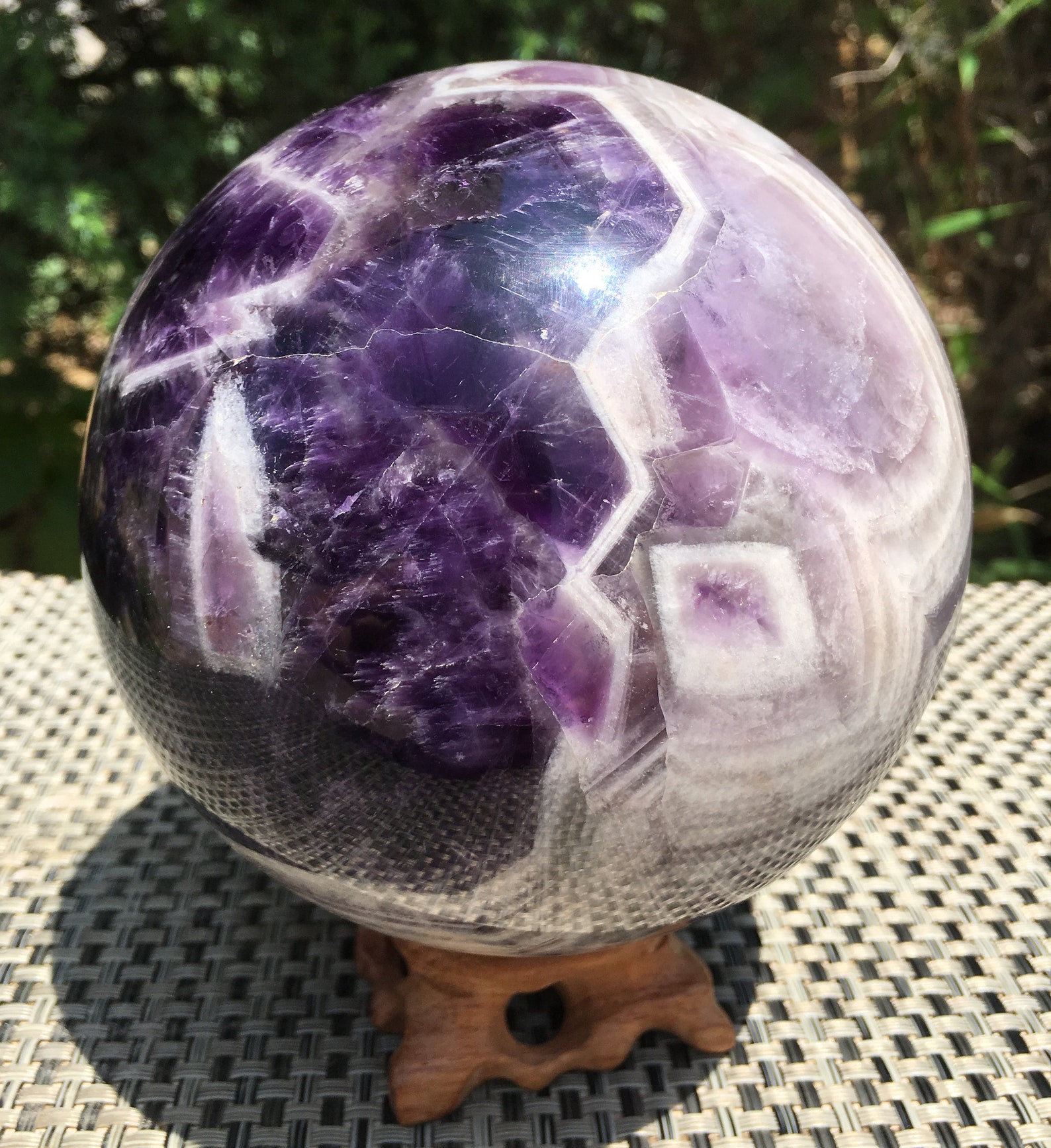 Natural Large Top Clear Amethyst Ball/crystal Sphere/amethyst - Etsy