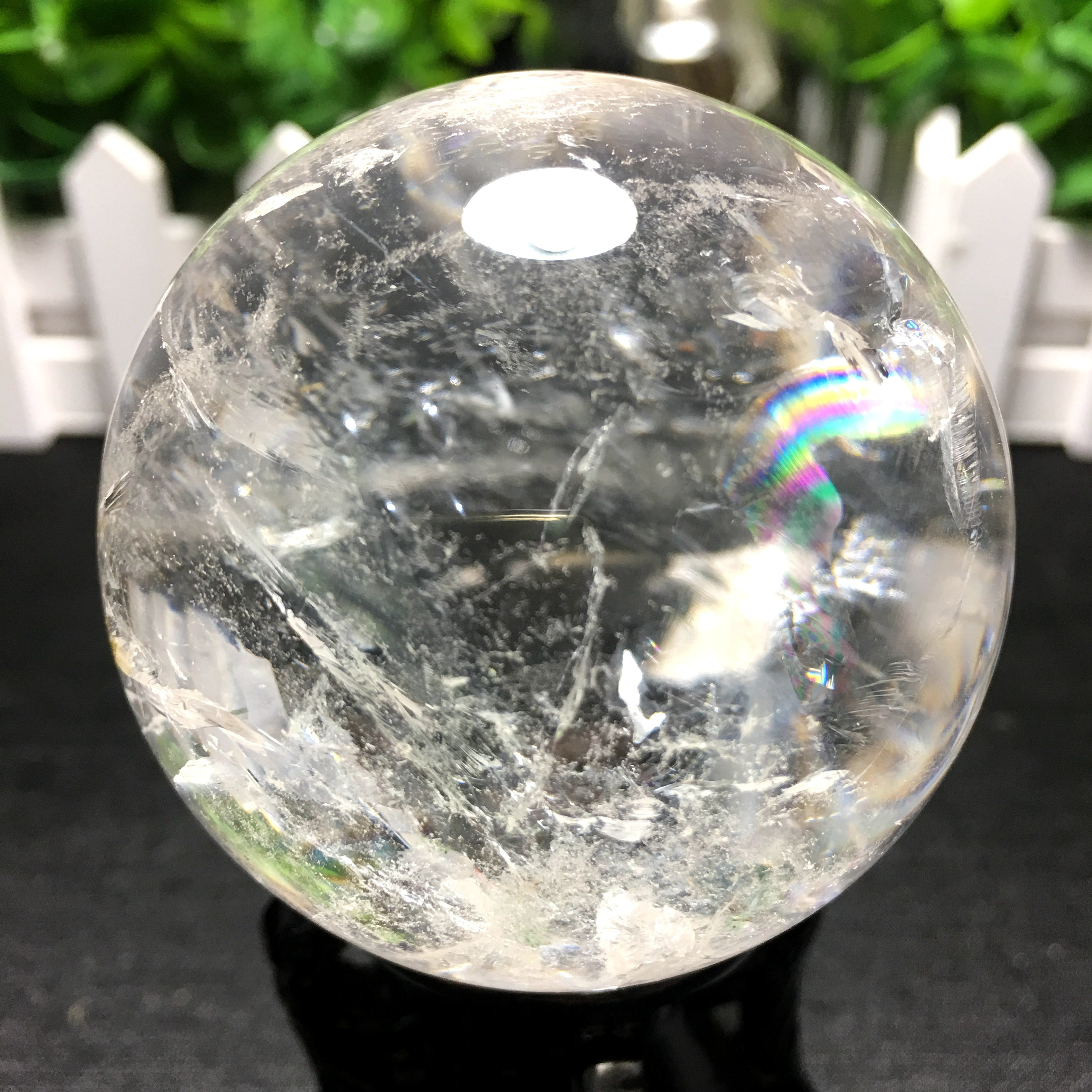 Rare Natural Water Clear Crystal Quartz Sphere /Crystal | Etsy
