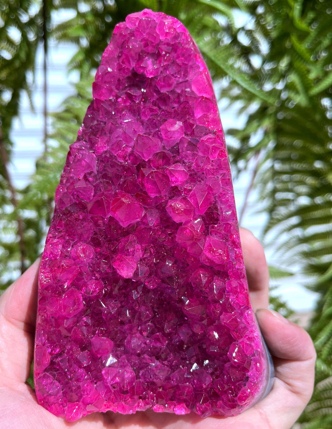 Aura Pink Quartz Crystal Cluster/angel Aura Quartz Crystal Cluster ...