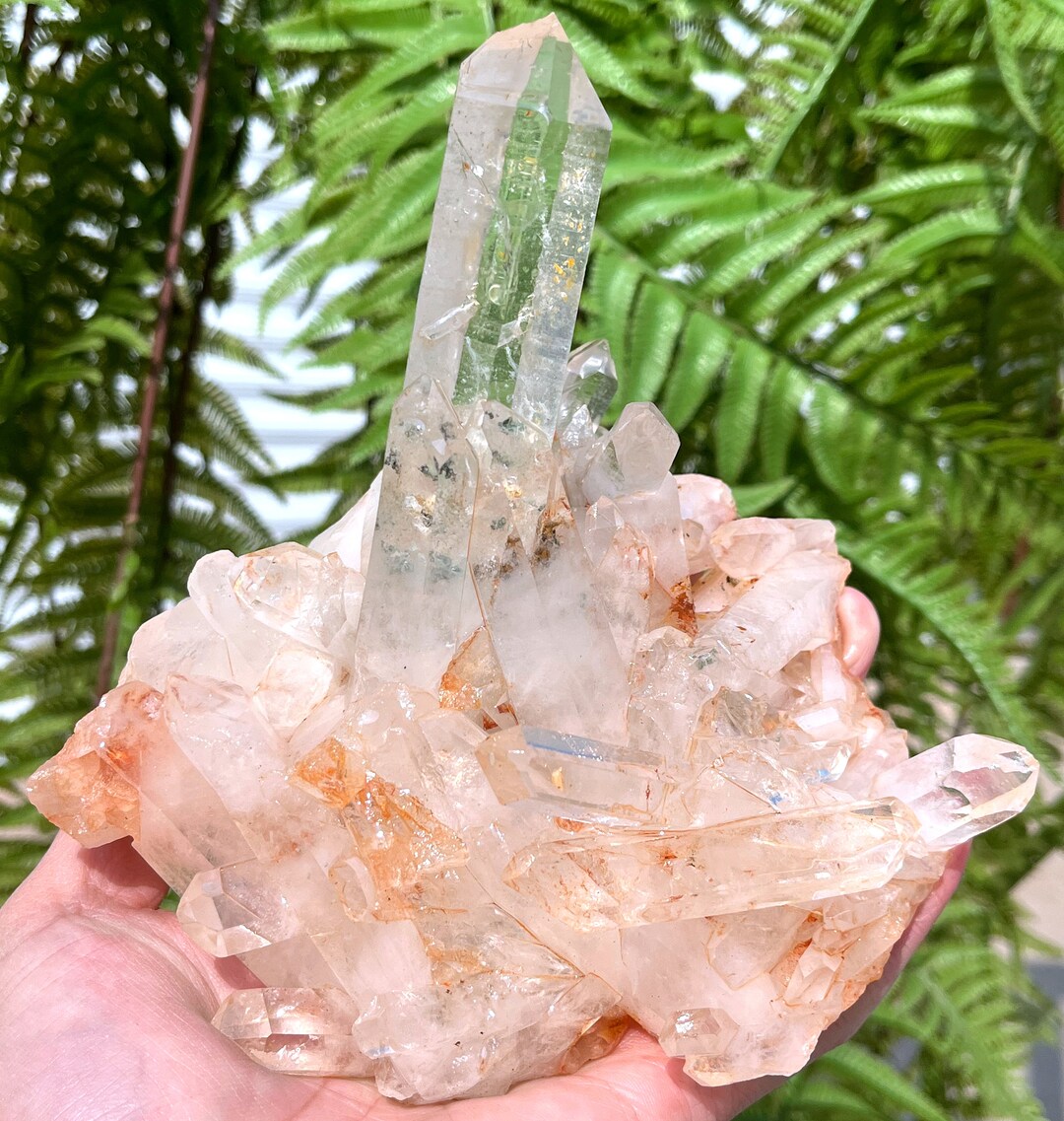 LARGE Natural Raw Himalaya Clear Abundance Quartz Cluster/white ...