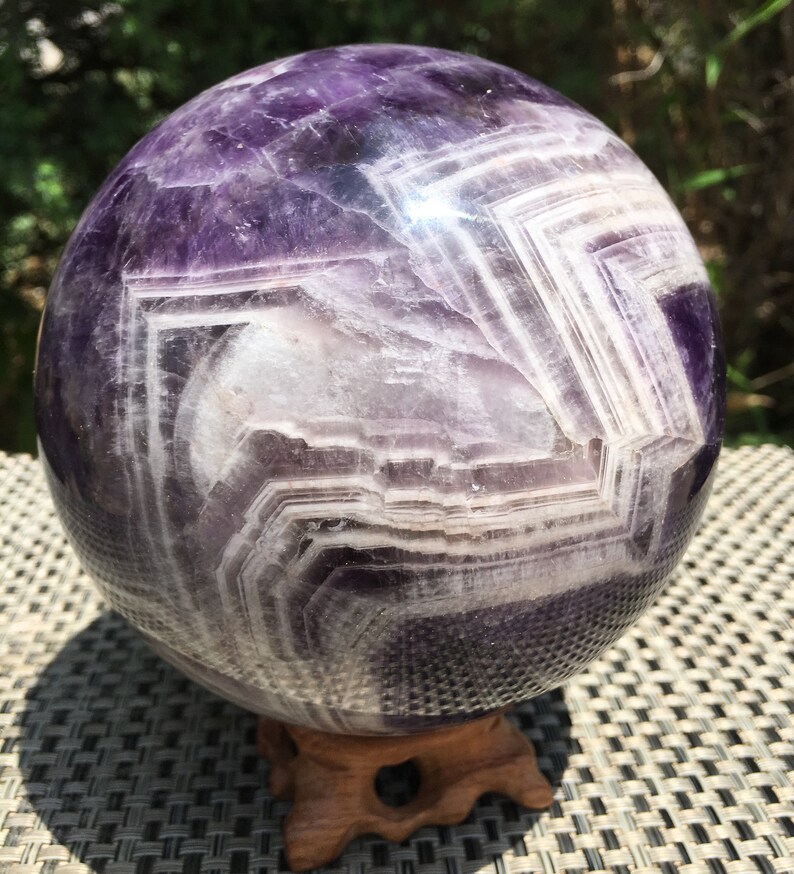 Natural Large Top Clear Amethyst Ball/crystal Sphere/amethyst - Etsy