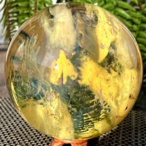 Clear Smelt Yellow Quartz Sphere/clear Smelt Quartz Polished Chunks ...