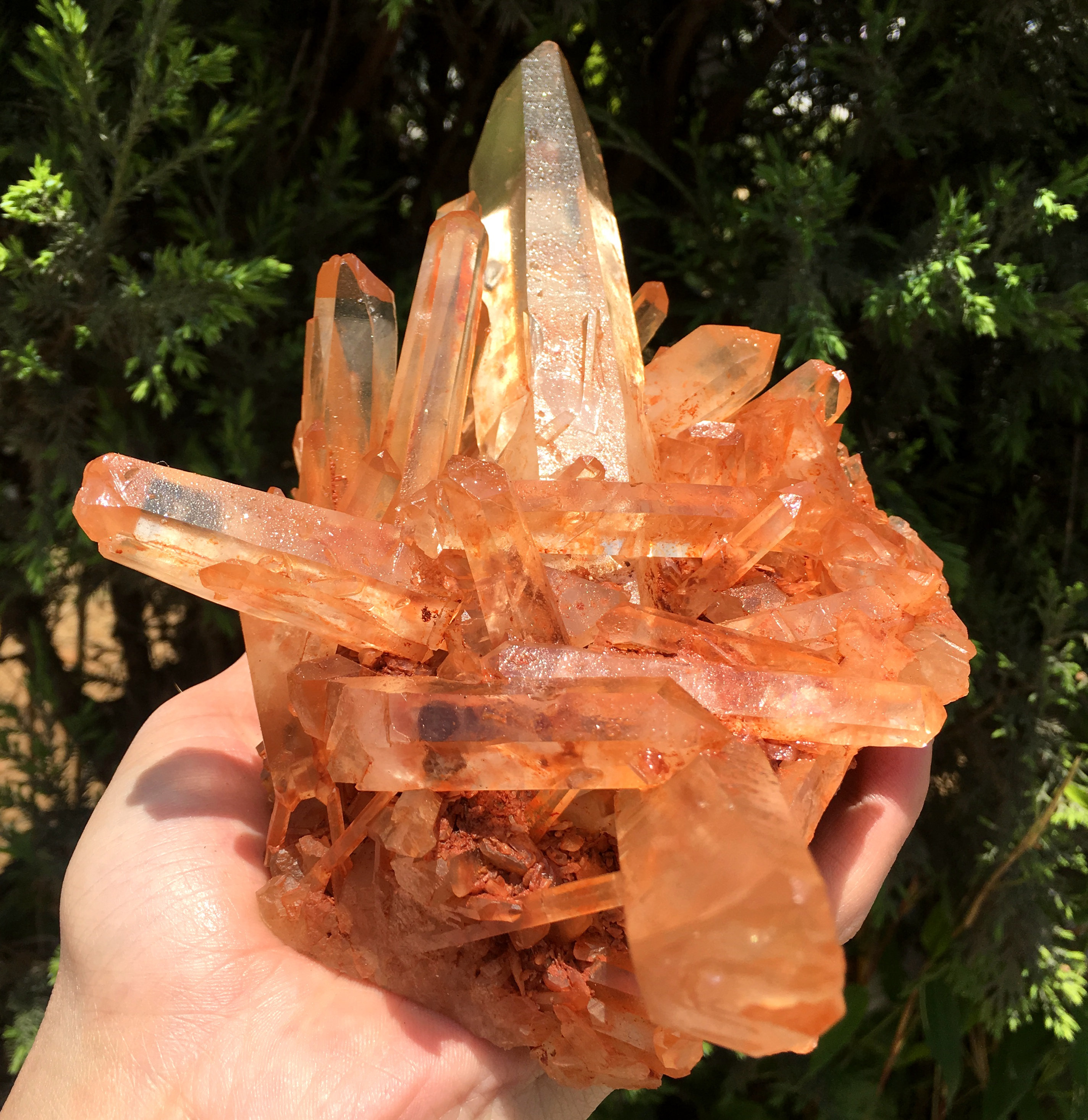 Natural Raw Red Crystal Cluster/red Abundance Quartz | Etsy