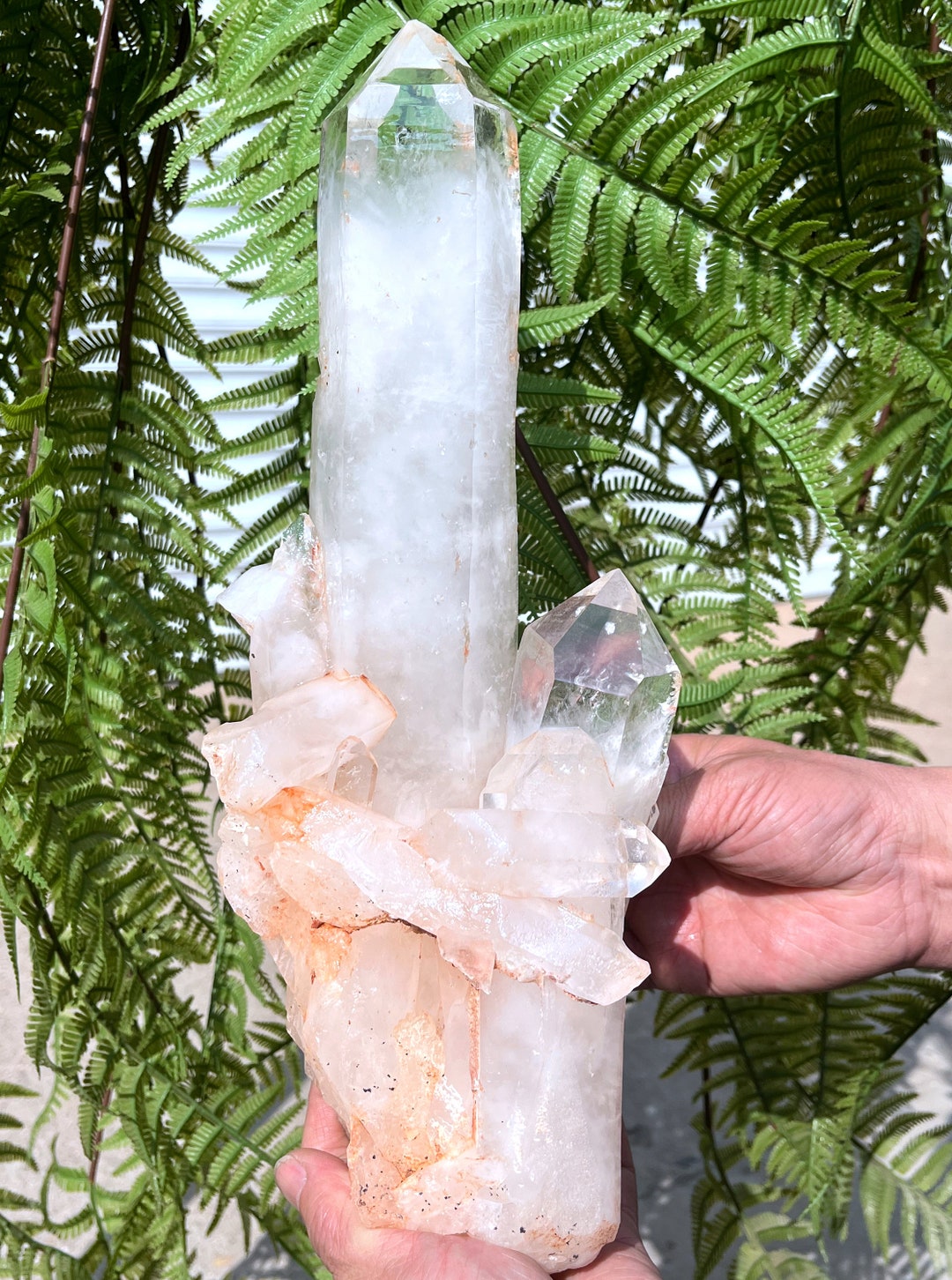 LARGE Natural Raw Himalaya Clear Abundance Quartz Cluster/white ...