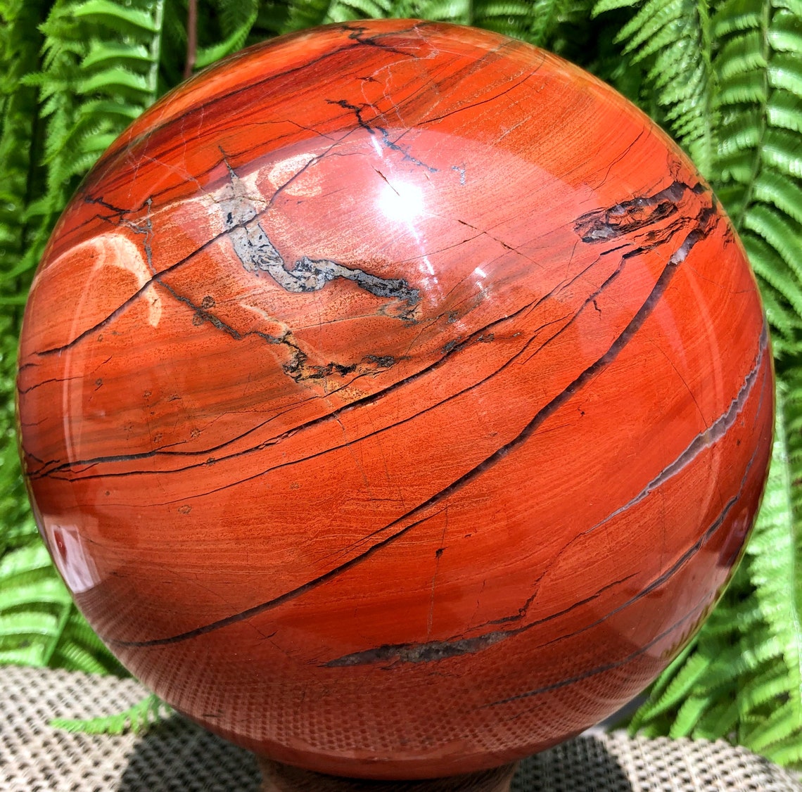 Natürliche rote Jaspis Kristall Kugeln/rot Jaspis Kugel/rot - Etsy.de