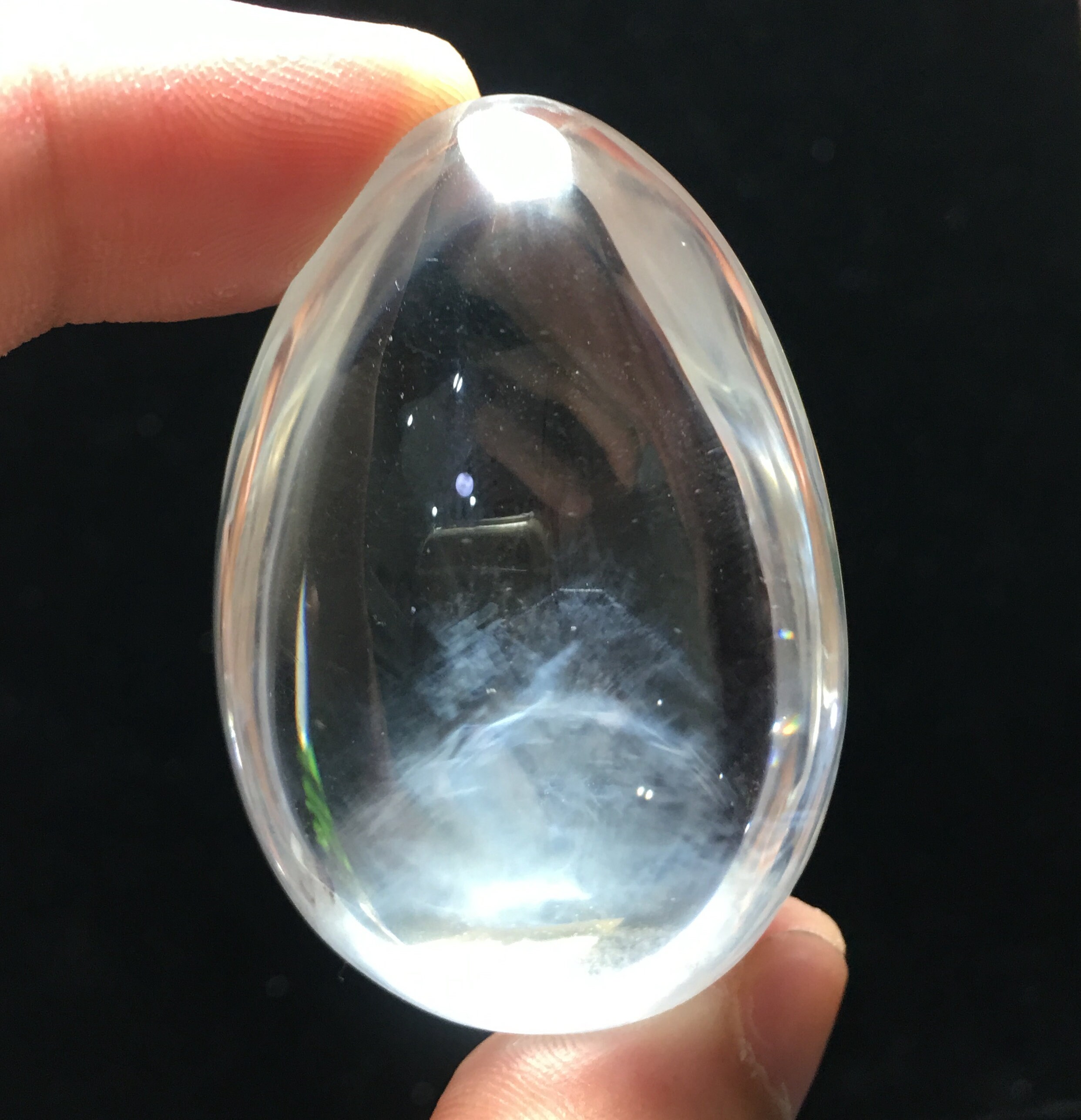 Rare Natural Water Clear Blue Rutile Crystal Quartz/Rutilated | Etsy