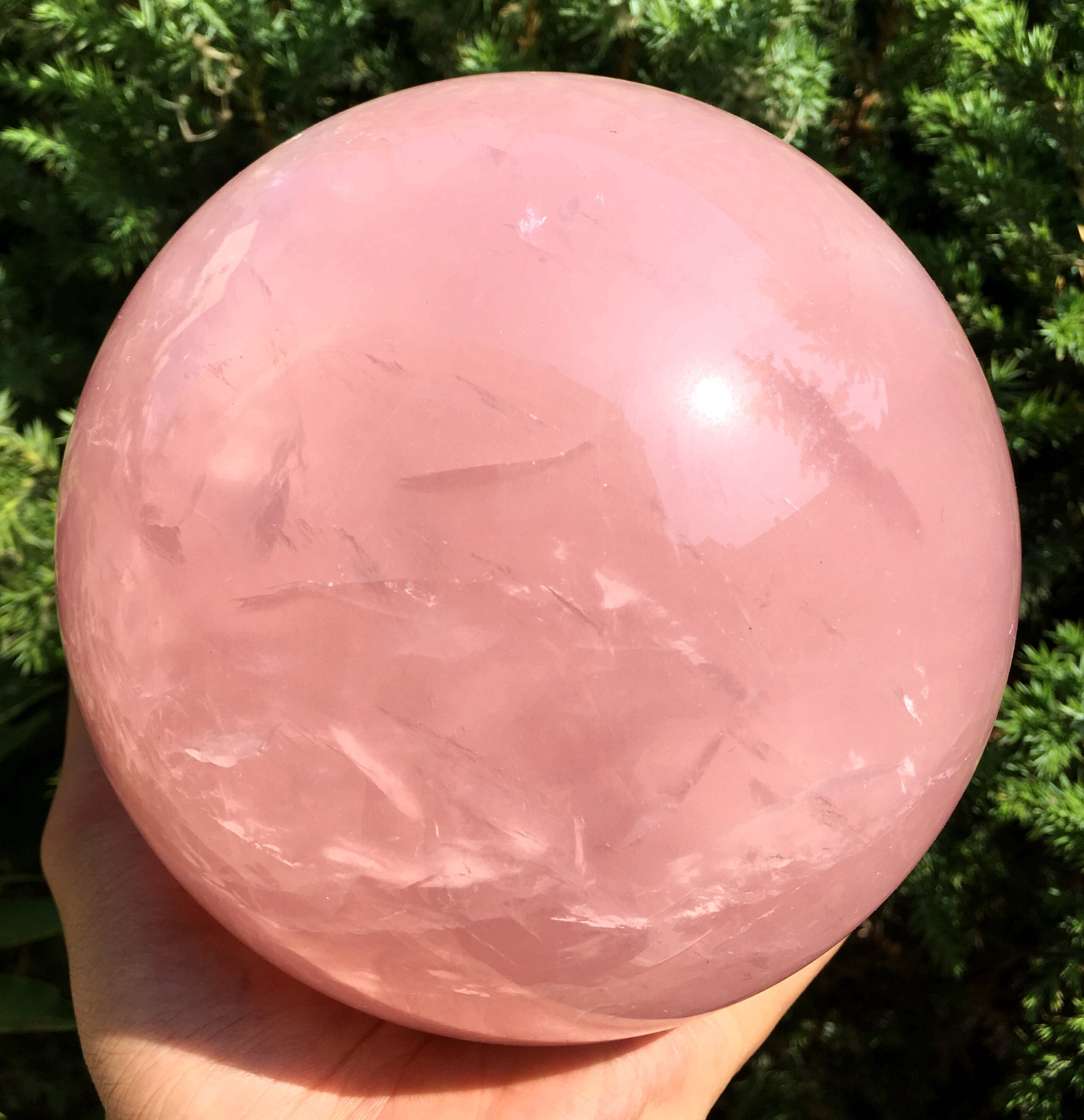 Best Rose Quartz Sphere/pink Crystal Ball/rose Crystal | Etsy
