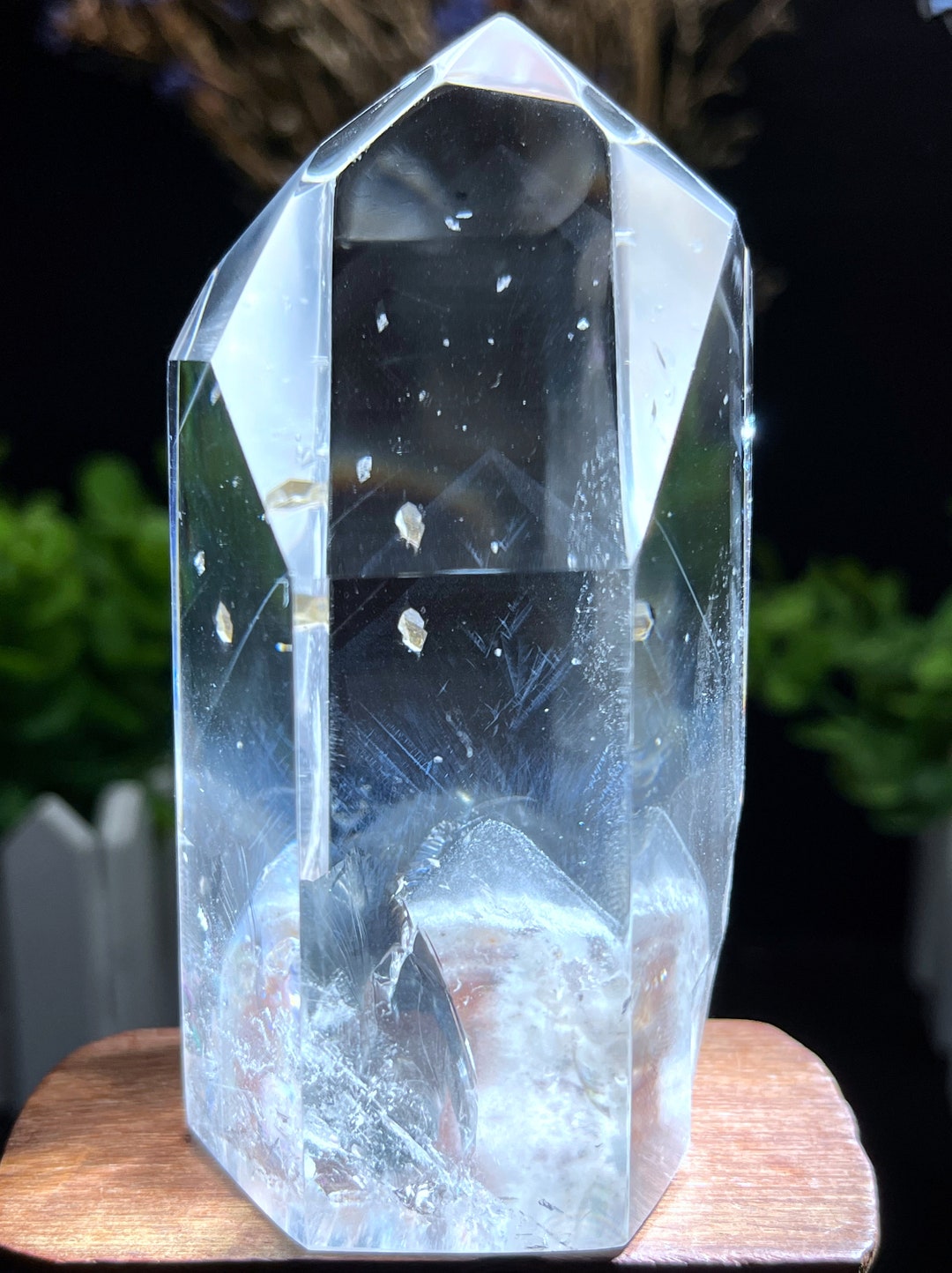 Clear Quartz Crystal Generator"blue Needle"/natural Stunning Water ...