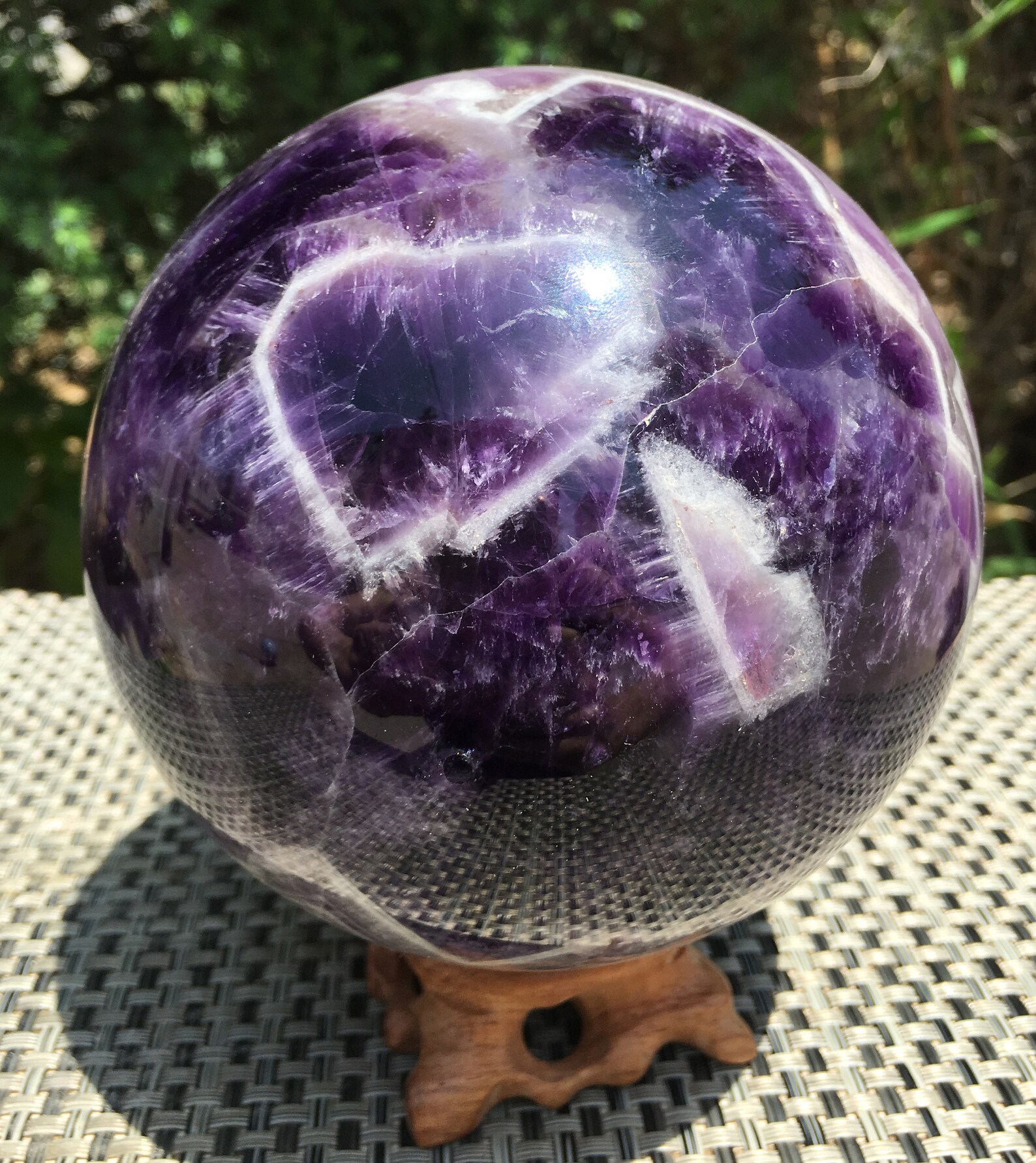 Natural Large Top Clear Amethyst Ball/crystal Sphere/amethyst - Etsy