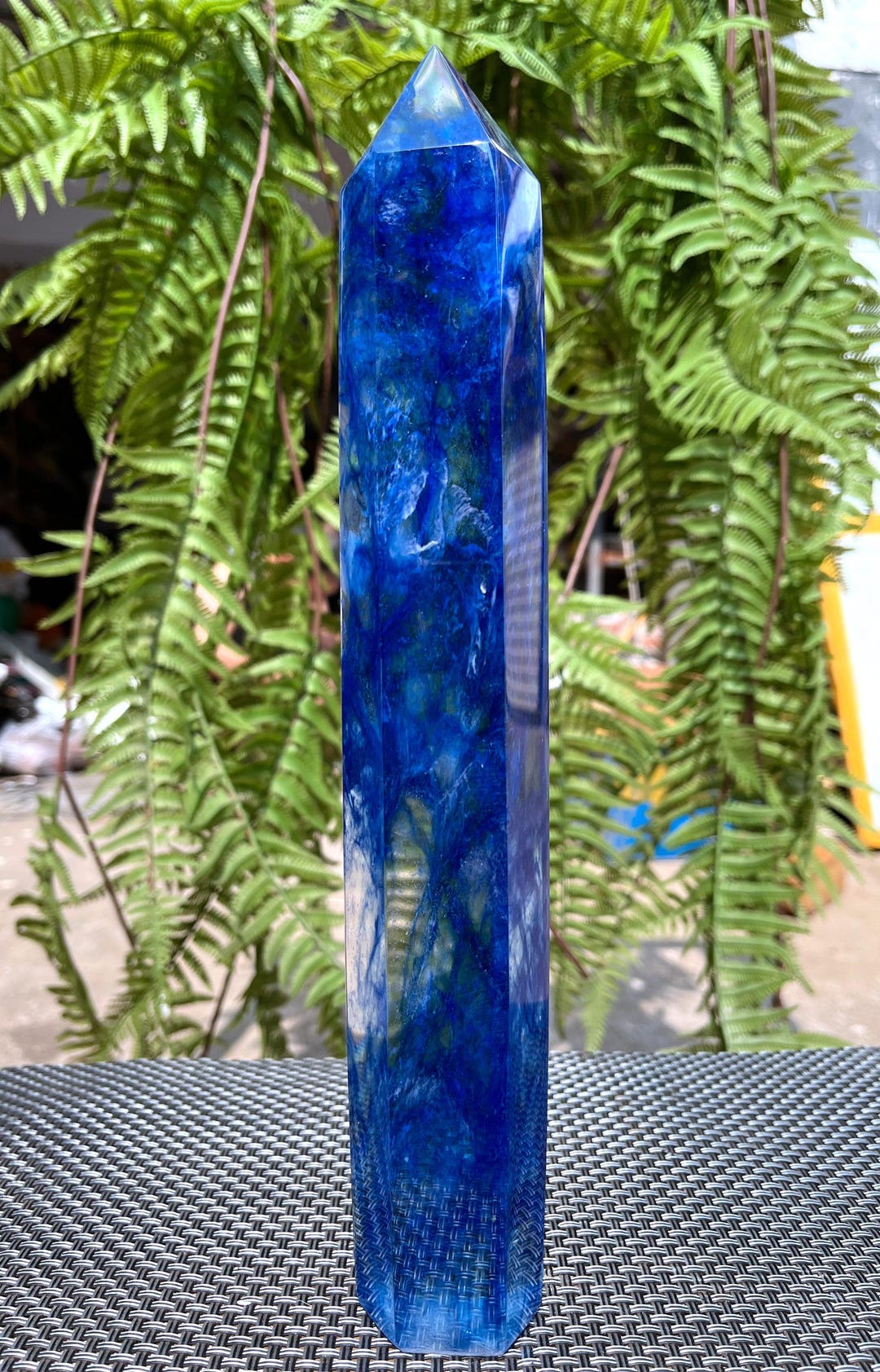 Clear Smelt Blue Quartz Point/clear Smelt Quartz Polished Chunks ...