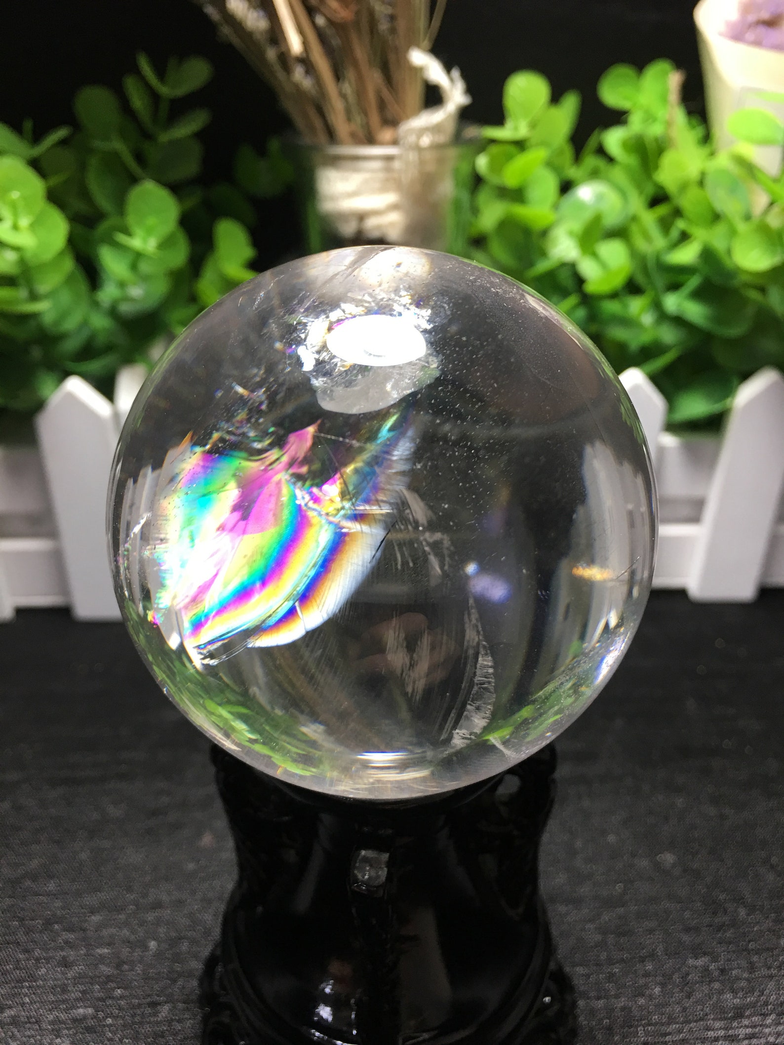 Rare Natural Water Clear Crystal Quartz Sphere /crystal | Etsy