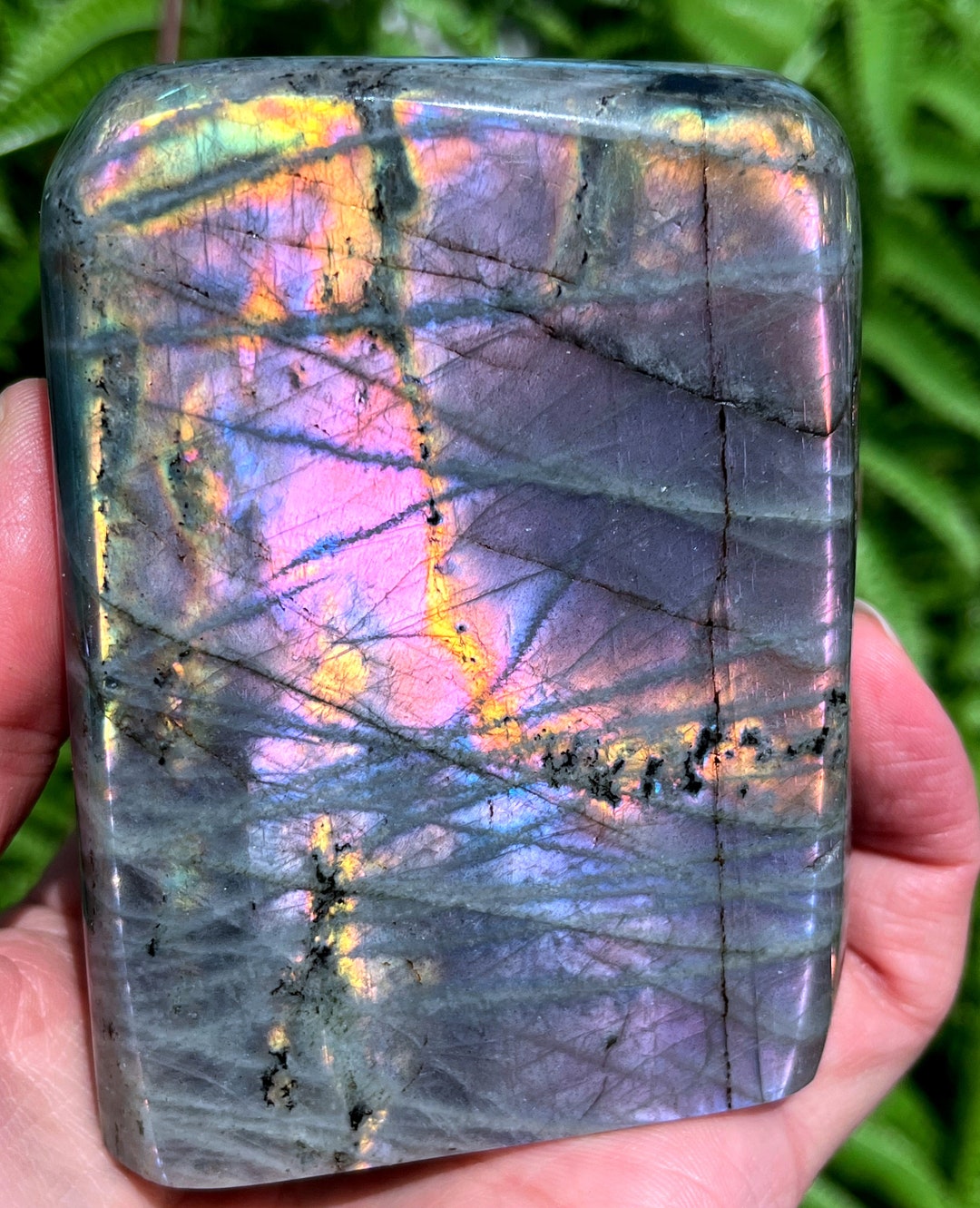 Large Labradorite /shiny Polished Labradorite /blue Moonstone/jewelry ...