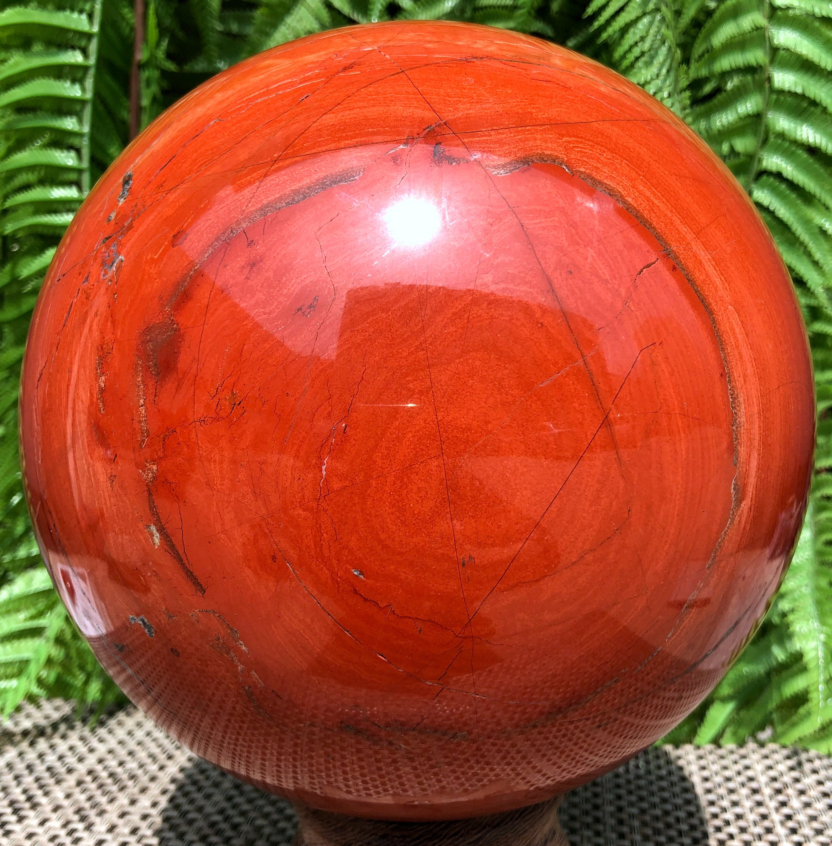 Natural Red Jasper Crystal balls/Red Jasper Sphere/Red Jasper | Etsy