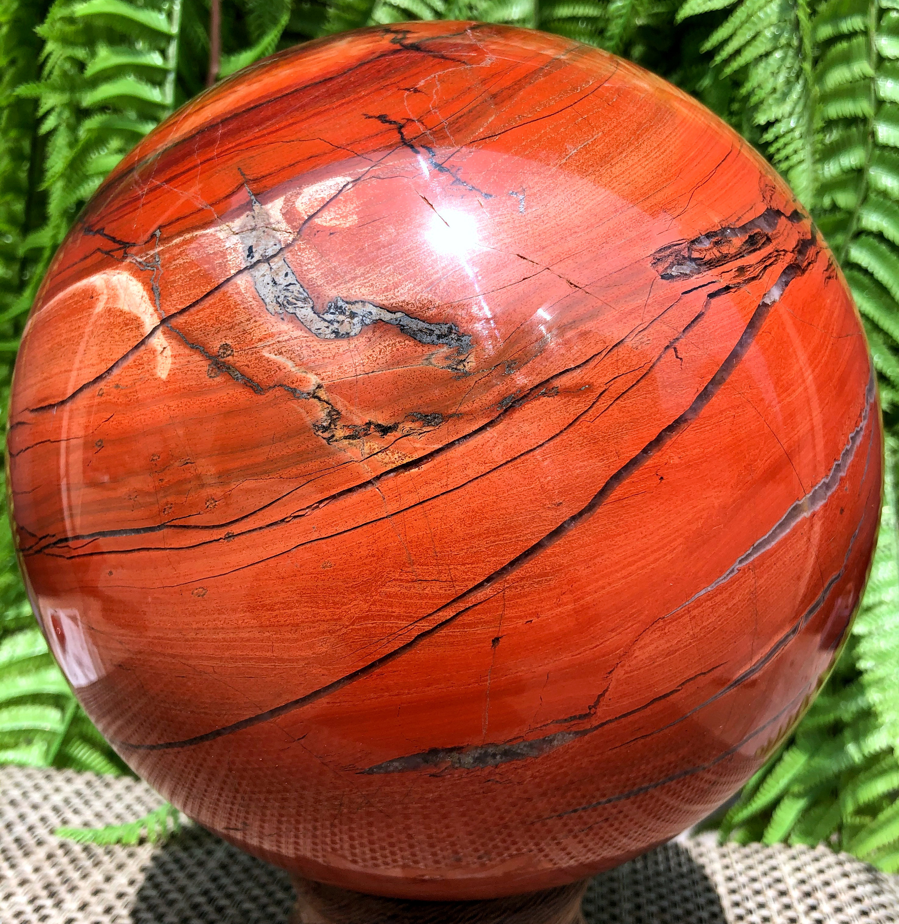 Natural Red Jasper Crystal balls/Red Jasper Sphere/Red Jasper | Etsy