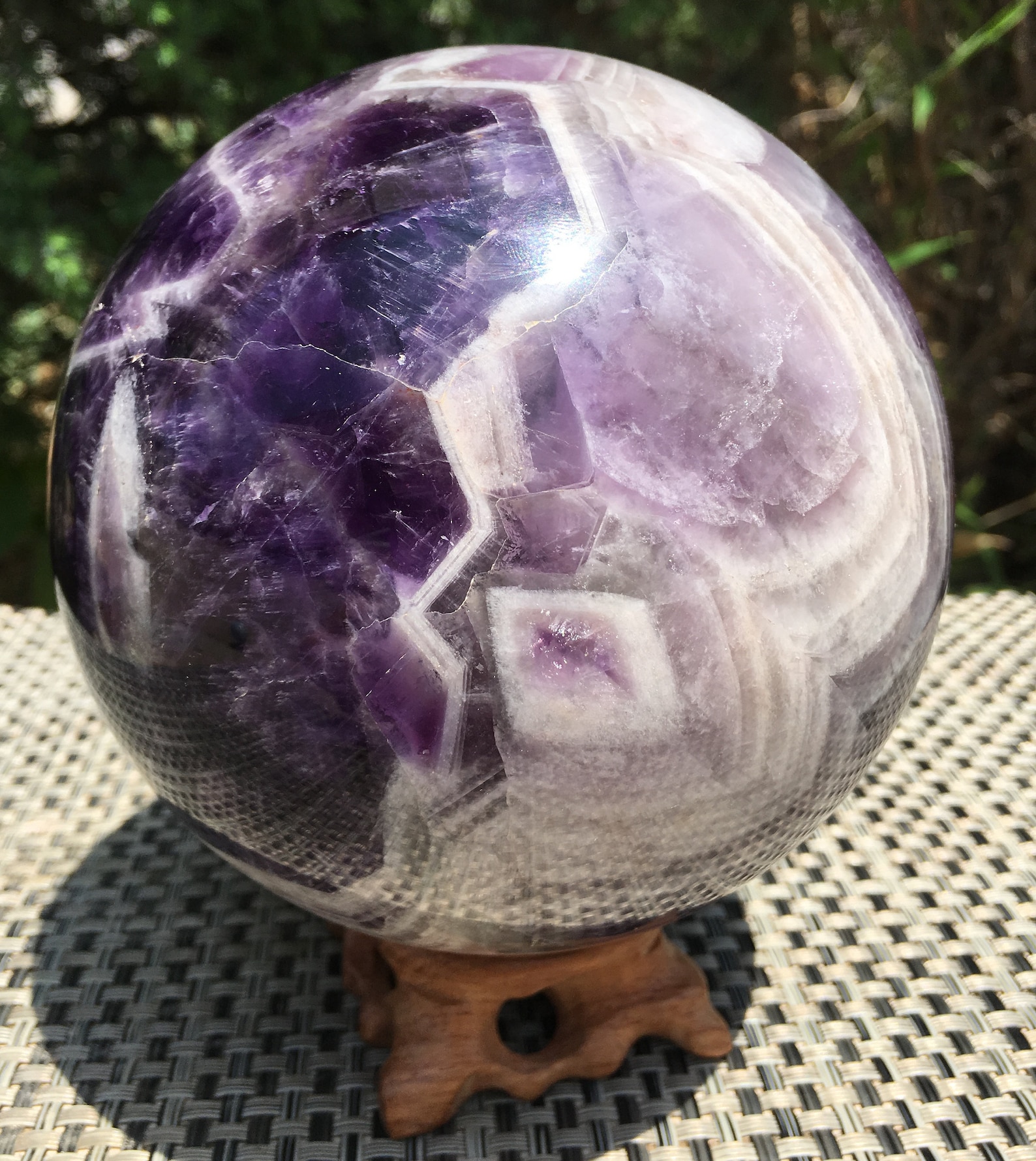 Natural Large Top Clear Amethyst Ball/crystal Sphere/amethyst - Etsy