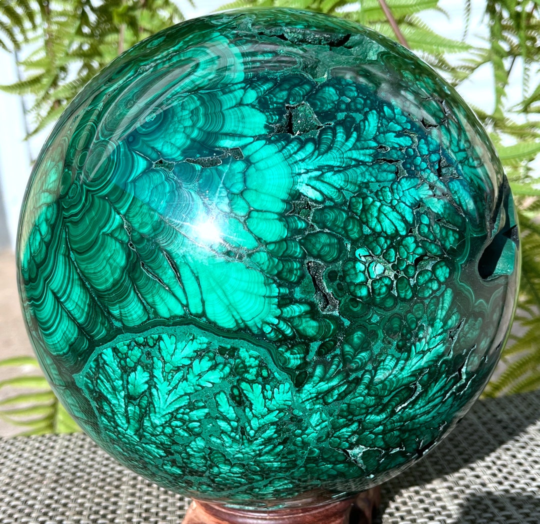 Natural Malachite Ball/top Quality Malachite Loose Gemstone/precious ...