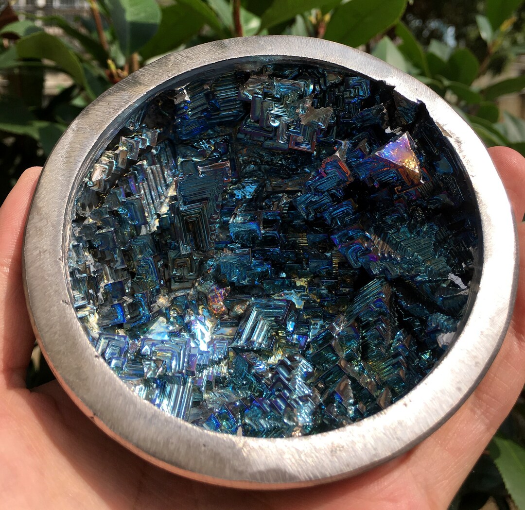 Rare Blue Bismuth Ore/rare Metal Blue Gemstone/handmade Bismuth ...