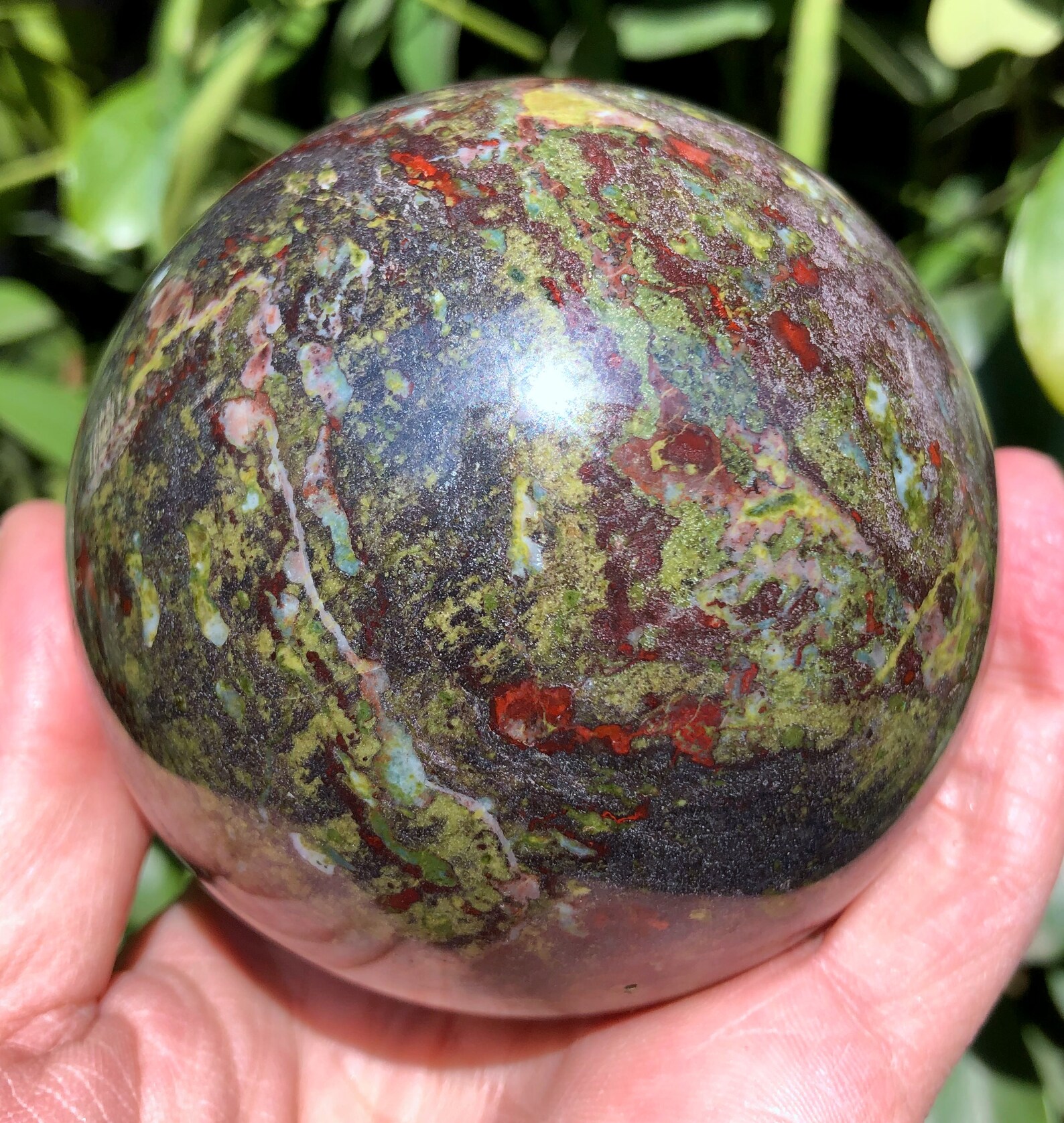 Huge Dragon Blood Jasper Sphere/dragon Blood Jasper Sphere/jasper ...