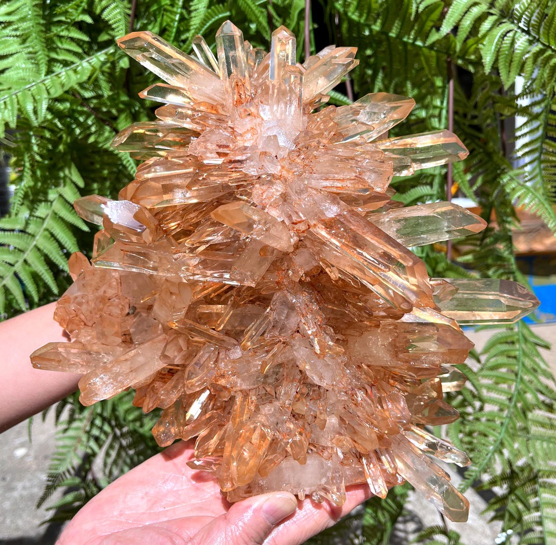 Natural Raw Red Crystal Cluster/red Abundance Quartz Cluster/quartz ...