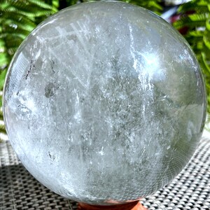 Natural Clear Garden Phantom Sphere/green Phantom Quartz Pendant/scenic ...