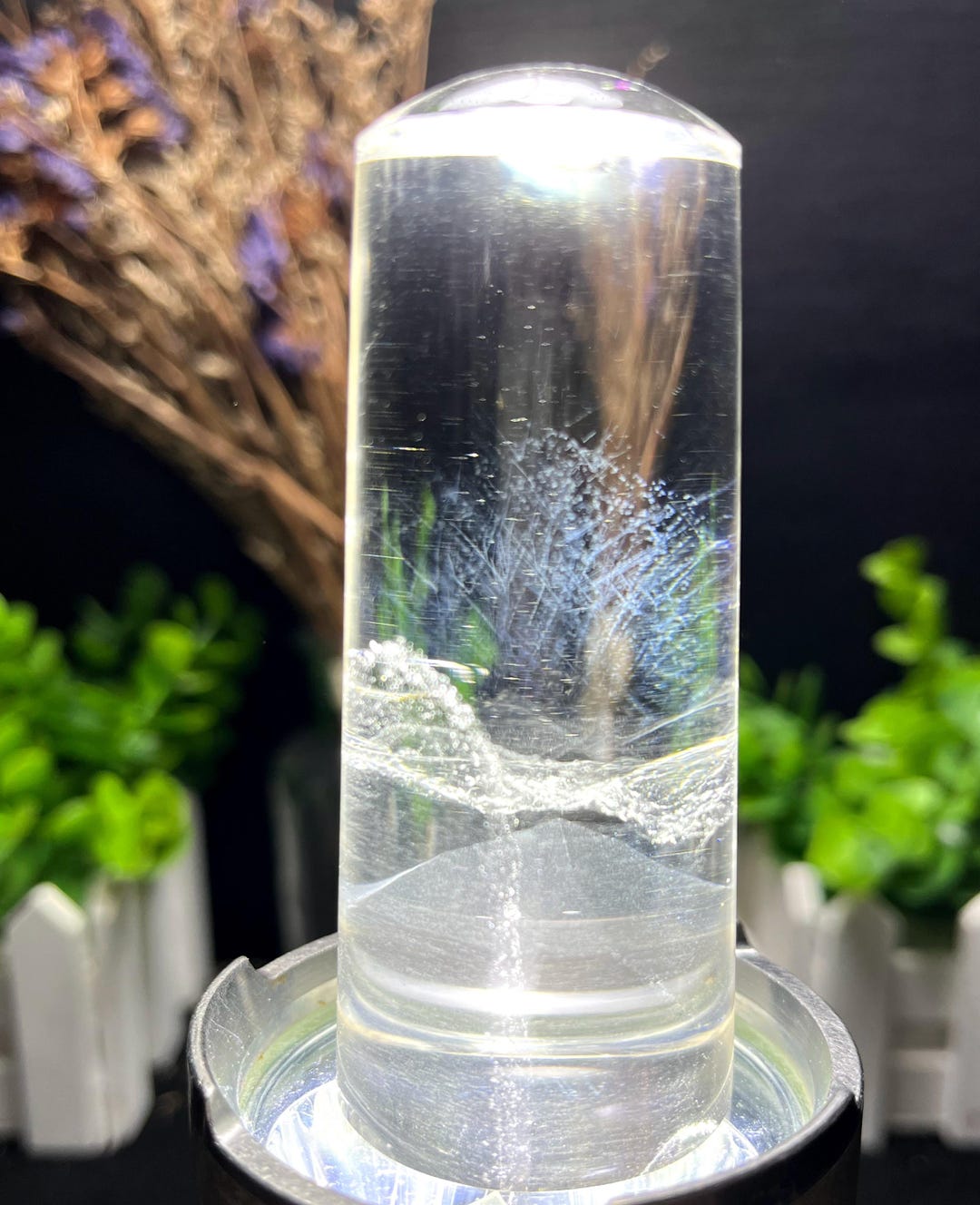 Natural Transparent Headed Water Clear Crystal Quartz "blue Needle ...