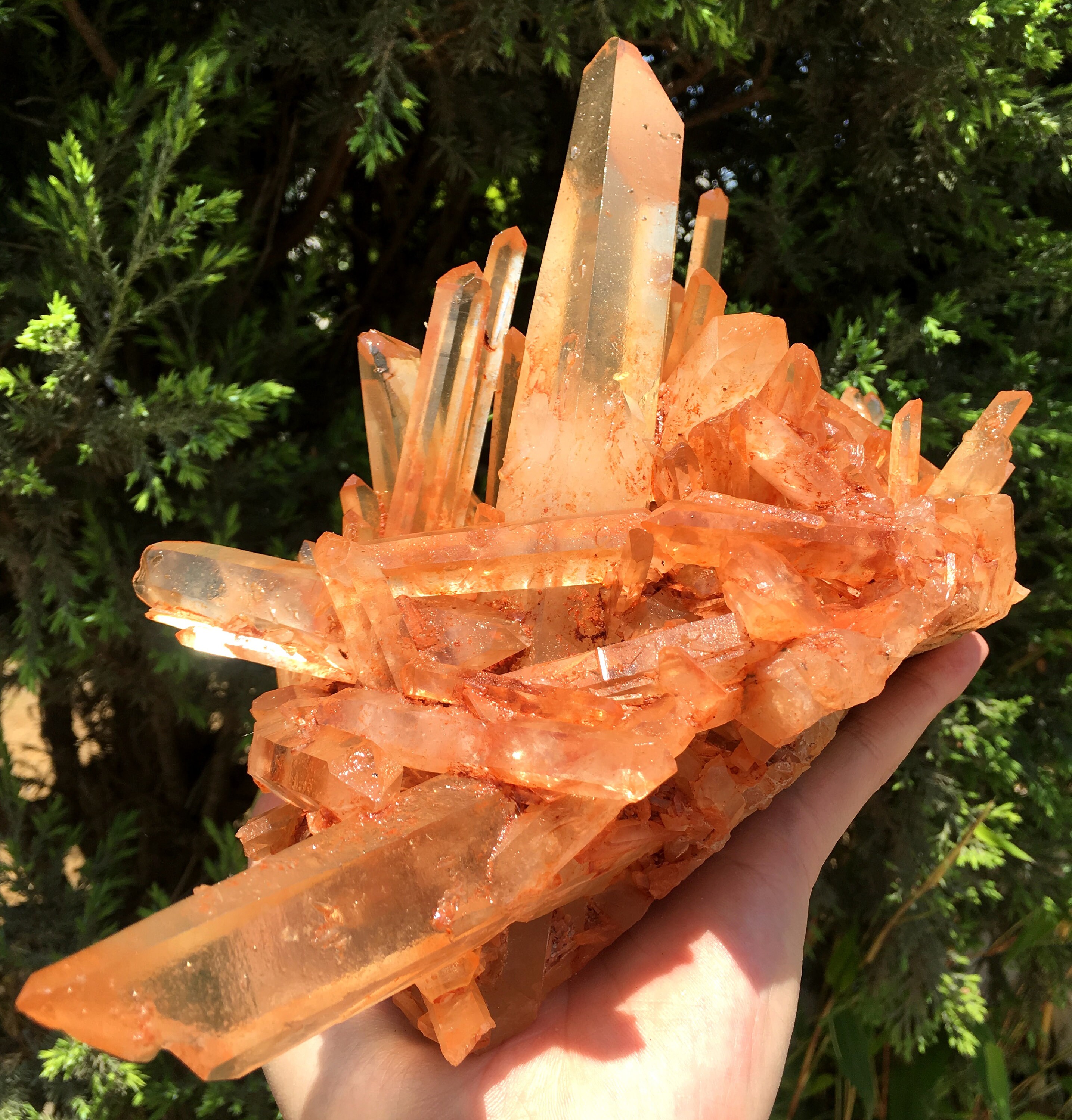 Natural Raw Red Crystal Cluster/red Abundance Quartz | Etsy