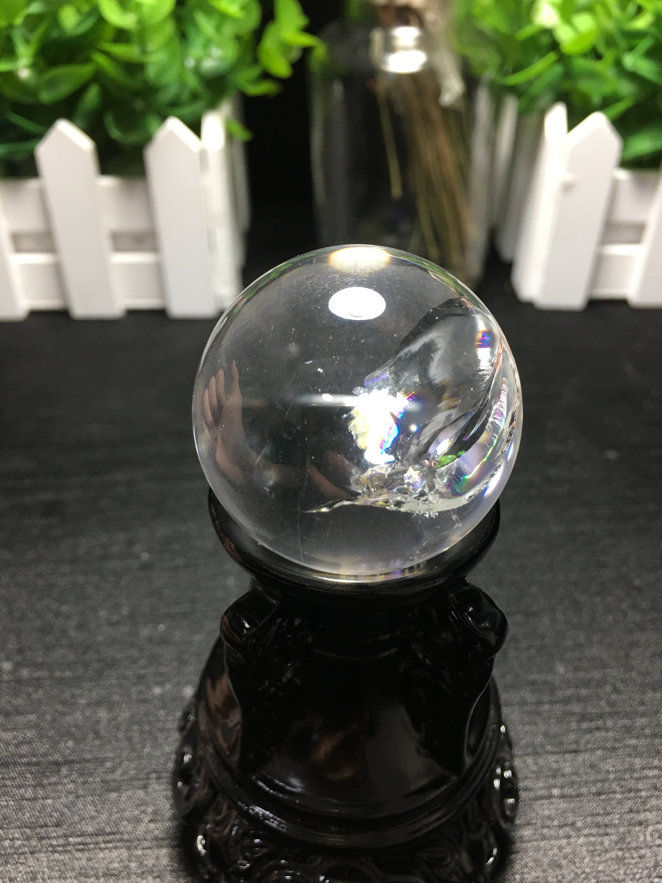 Rare Natural Water Clear Crystal Quartz Sphere /crystal | Etsy