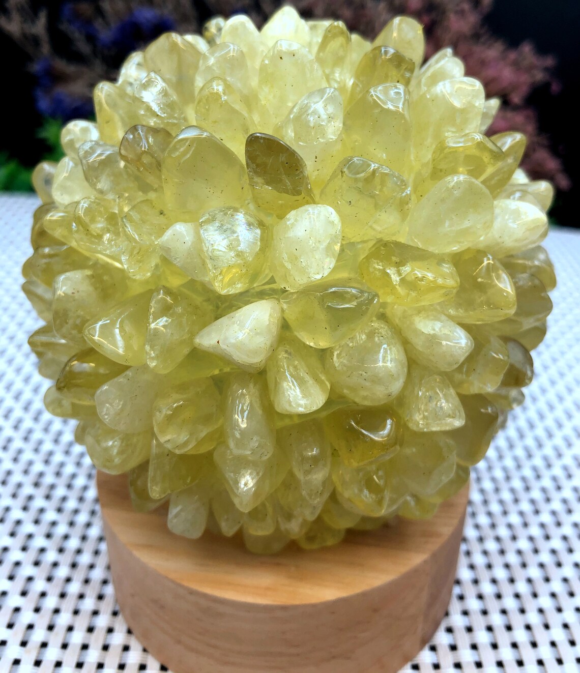 Natural Citrine crystal night light/illumination light/Night | Etsy