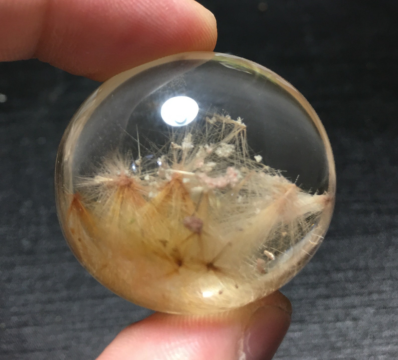 Top Natural Clear Golden Rutilated Quartz Pendant/Rutilated | Etsy