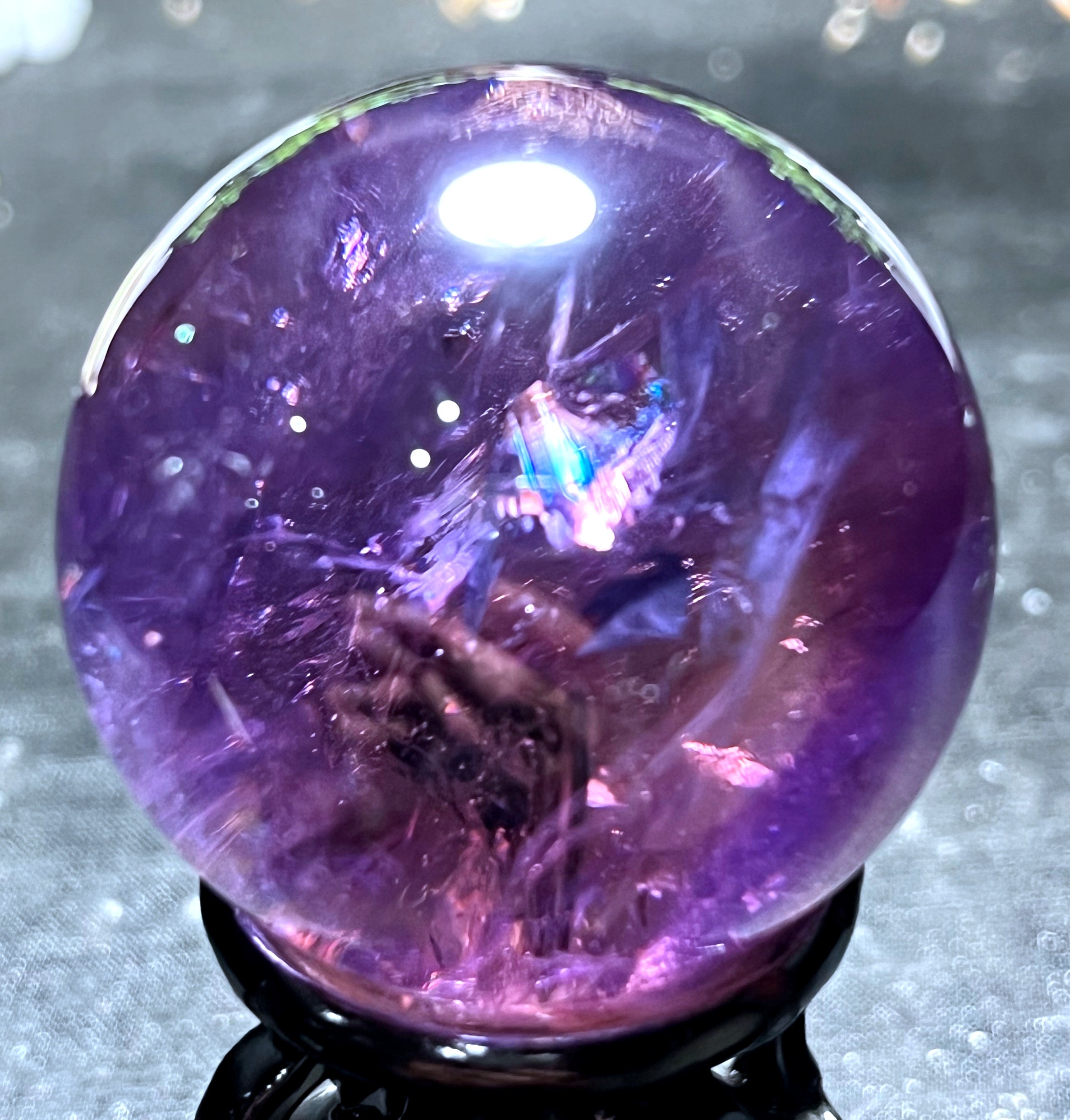 Natural Large Top Clear Amethyst Ball/crystal Sphere/amethyst Sphere ...