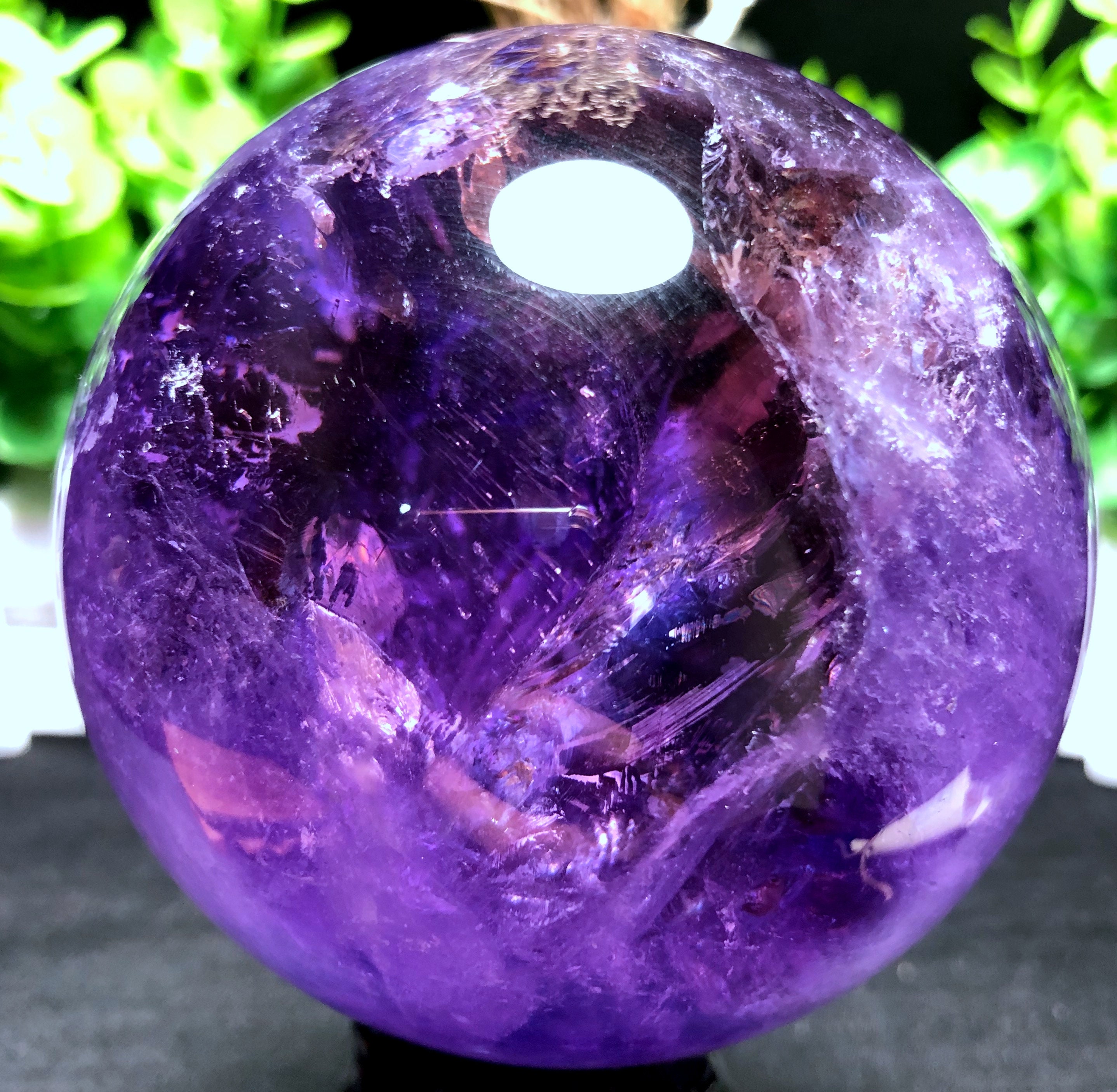 Natural Large Top Clear Amethyst Ball/crystal Sphere/amethyst - Etsy UK