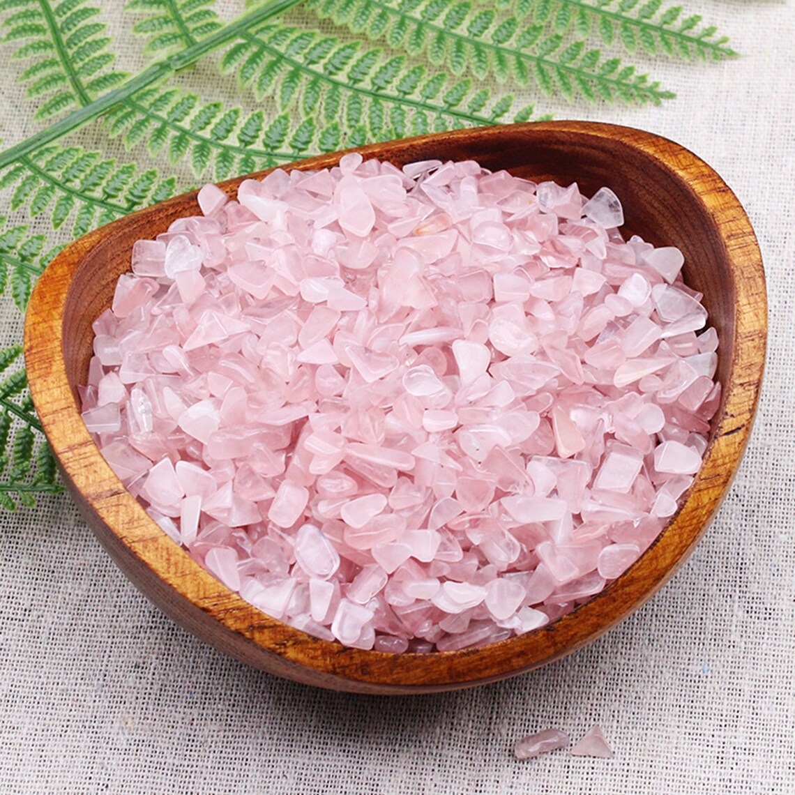 Natural Rose Quartz Stone Crystal Quartz Chunks/Chip | Etsy