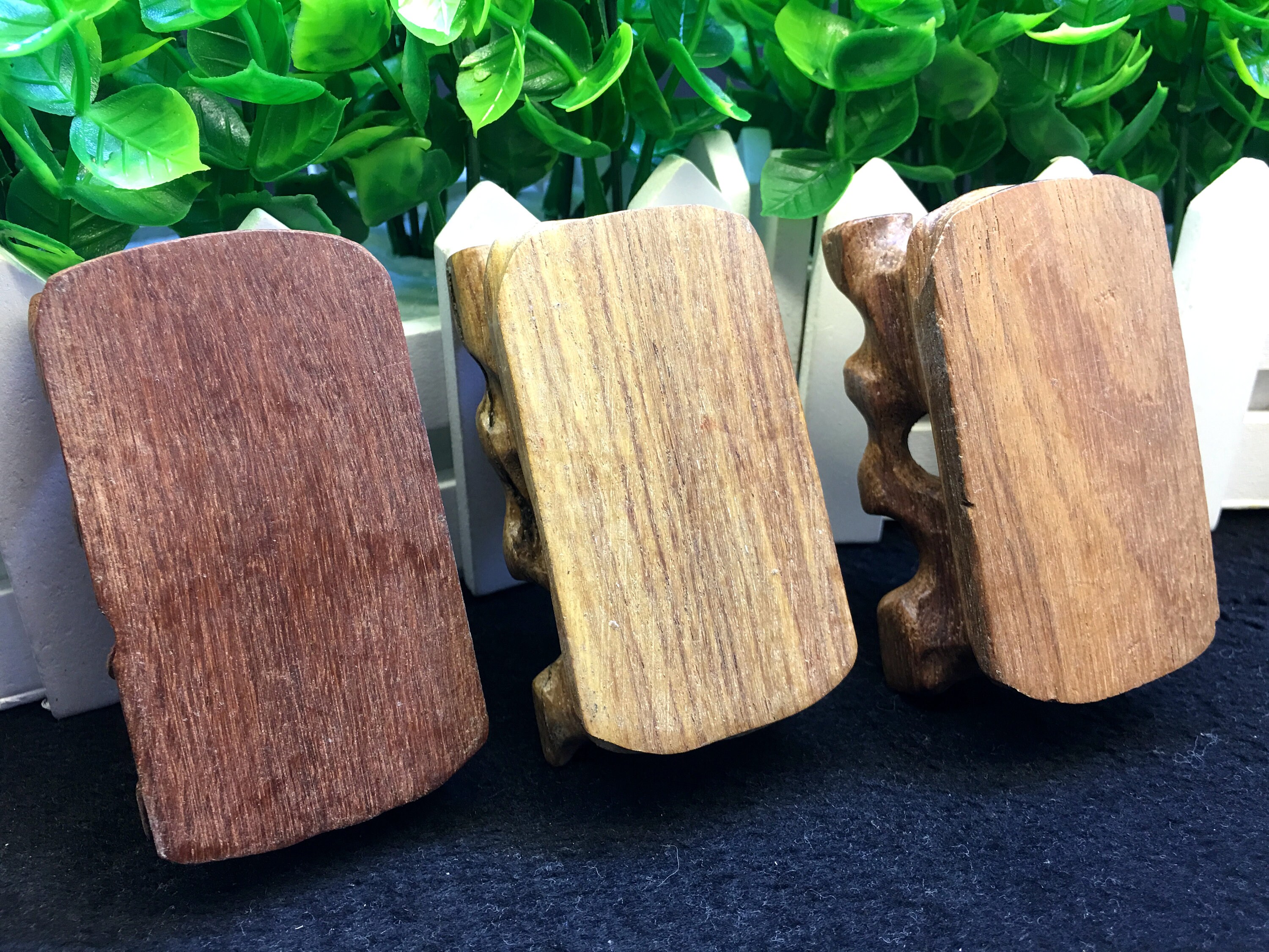 Hand Carved Rectangle Wooden Stand/handmade Wood Base - Etsy