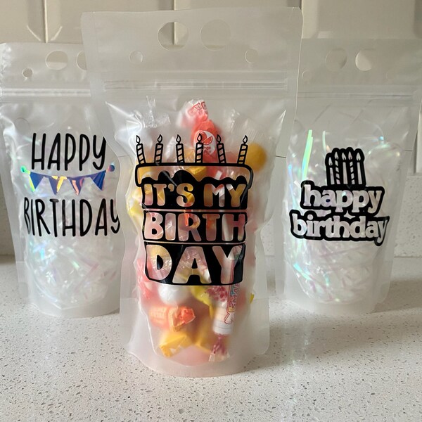 Custom Drink Pouch - Etsy