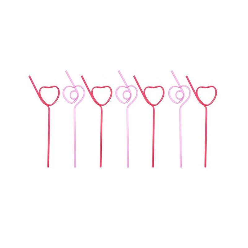 Heart Shaped Drinking Straws - Etsy