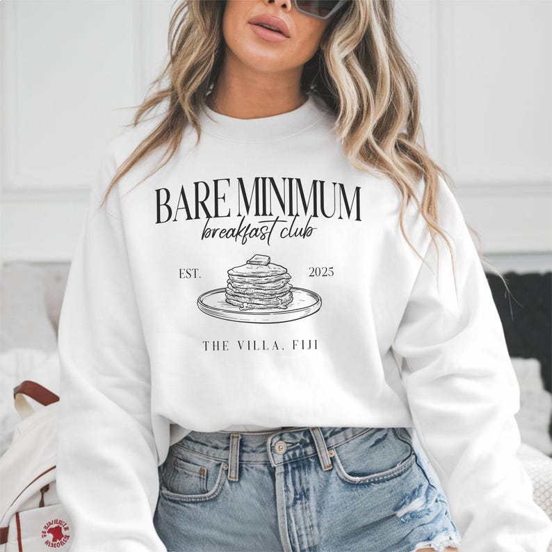 Love Island Bare Minimum Breakfast Club Sweatshirt or T-shirt ...