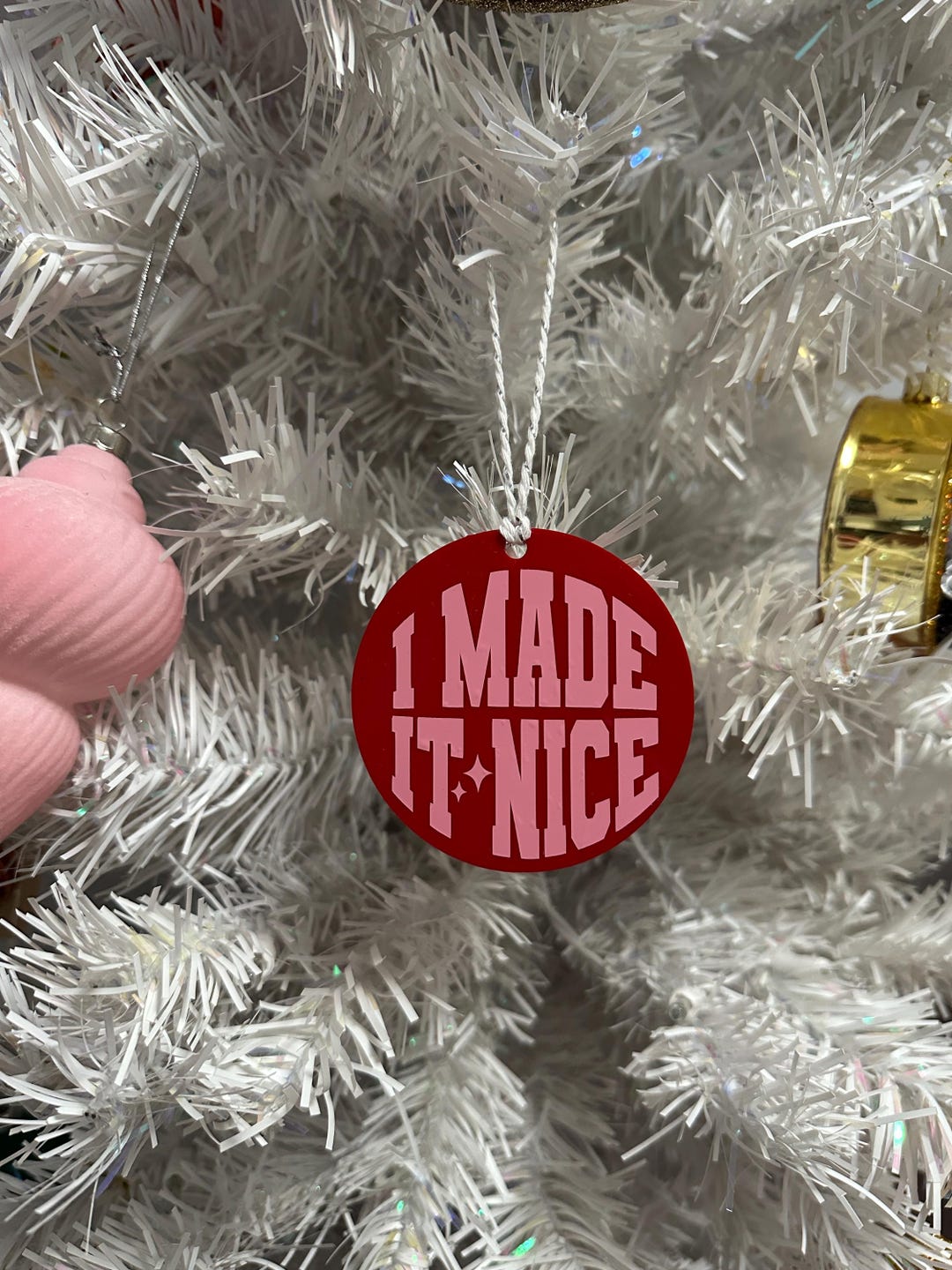 Bravo Christmas Real Housewives RHONY I Made It Nice Ornament - Gift ...